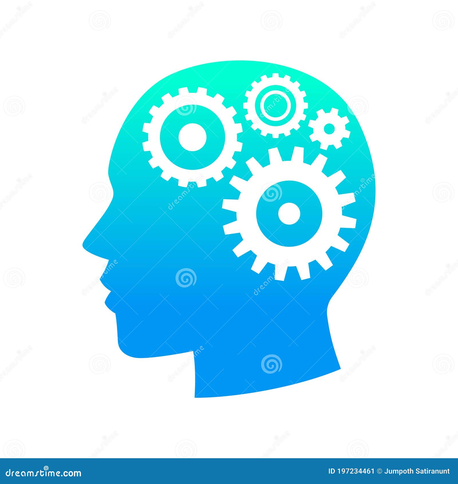 Human Head Tech Logo, Circuit Board Technological Brain, Artificial ...