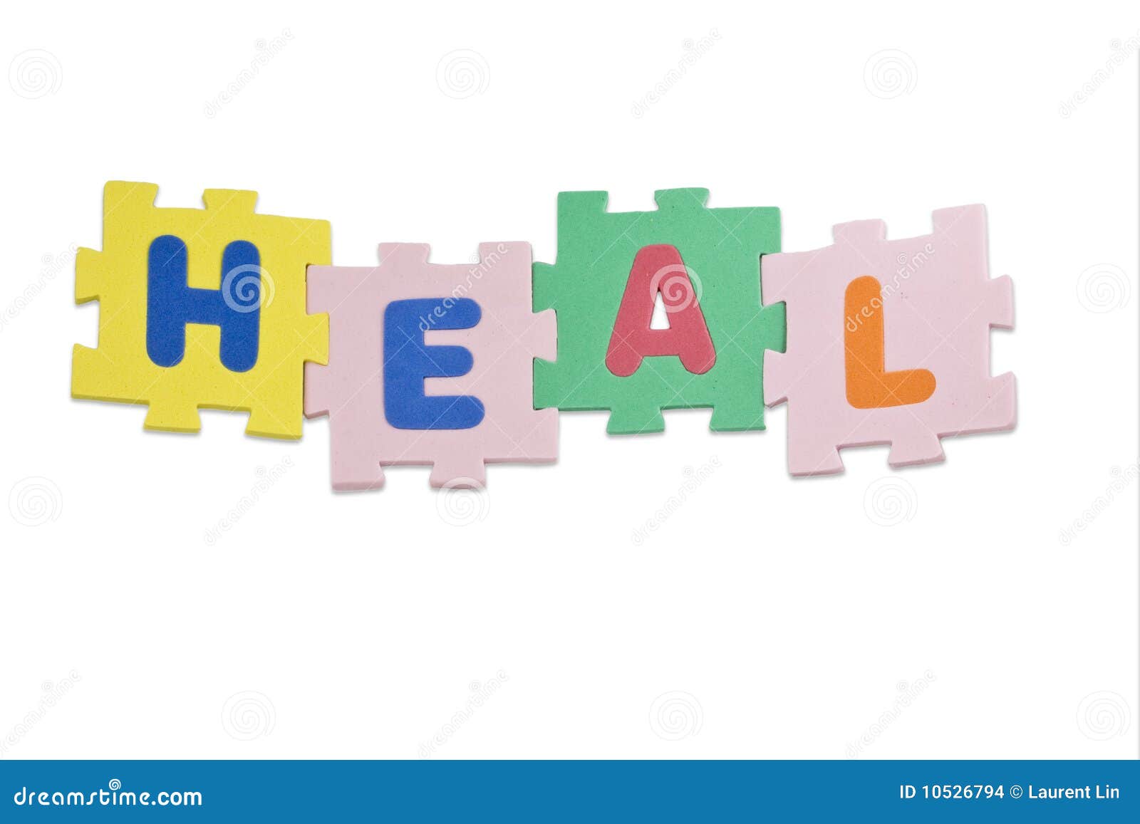 Heal Alphabet stock photo. Image of isolated, colour - 10526794