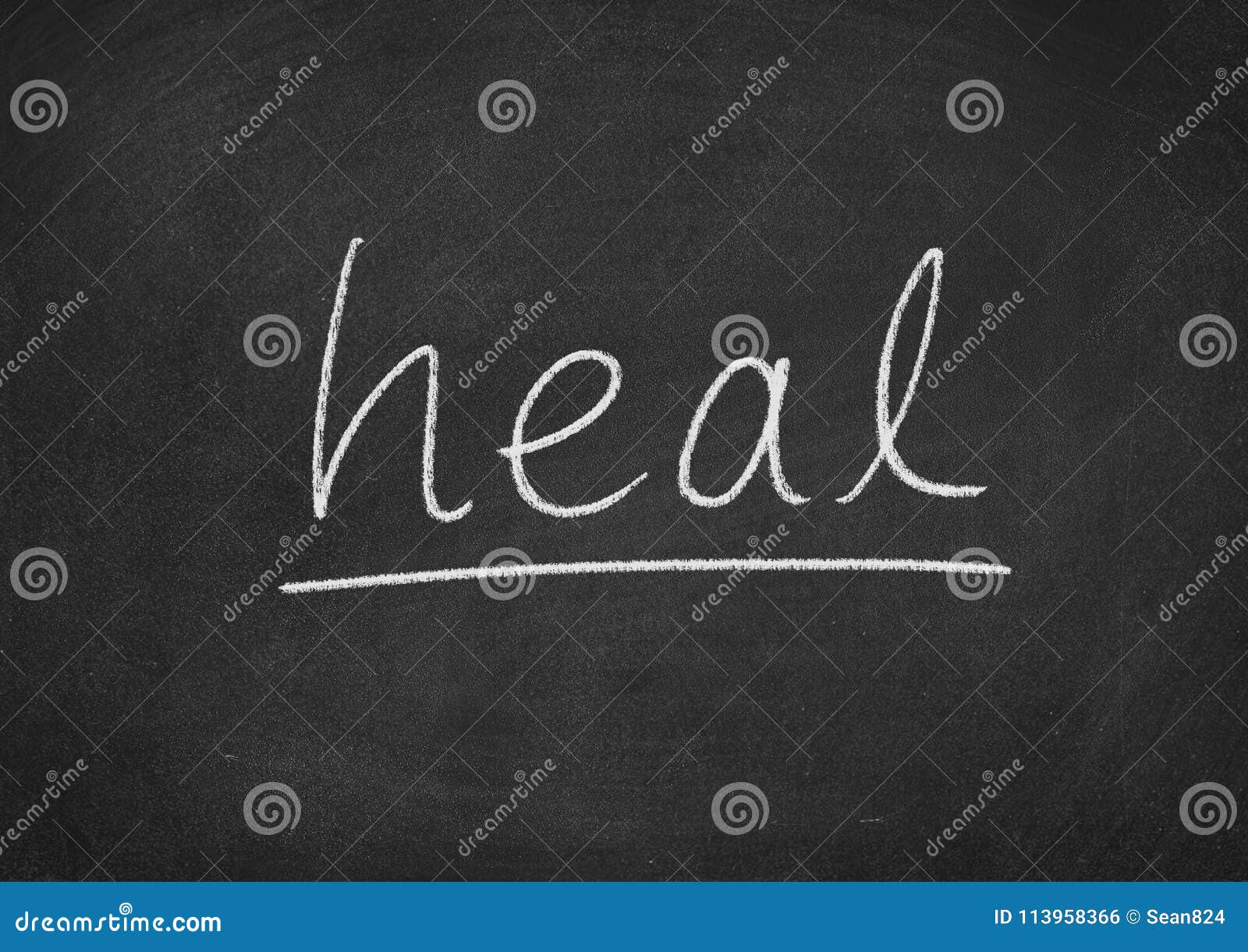 Heal stock photo. Image of spiritual, blackboard, concept - 113958366