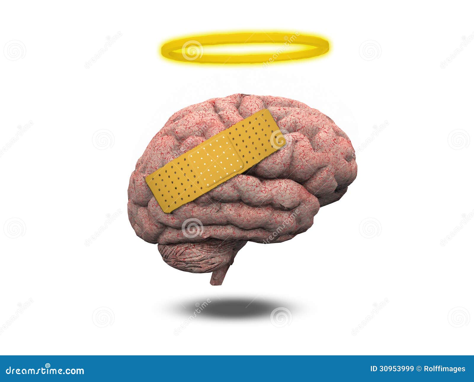 Healing Brain stock illustration. Illustration of body - 30953999