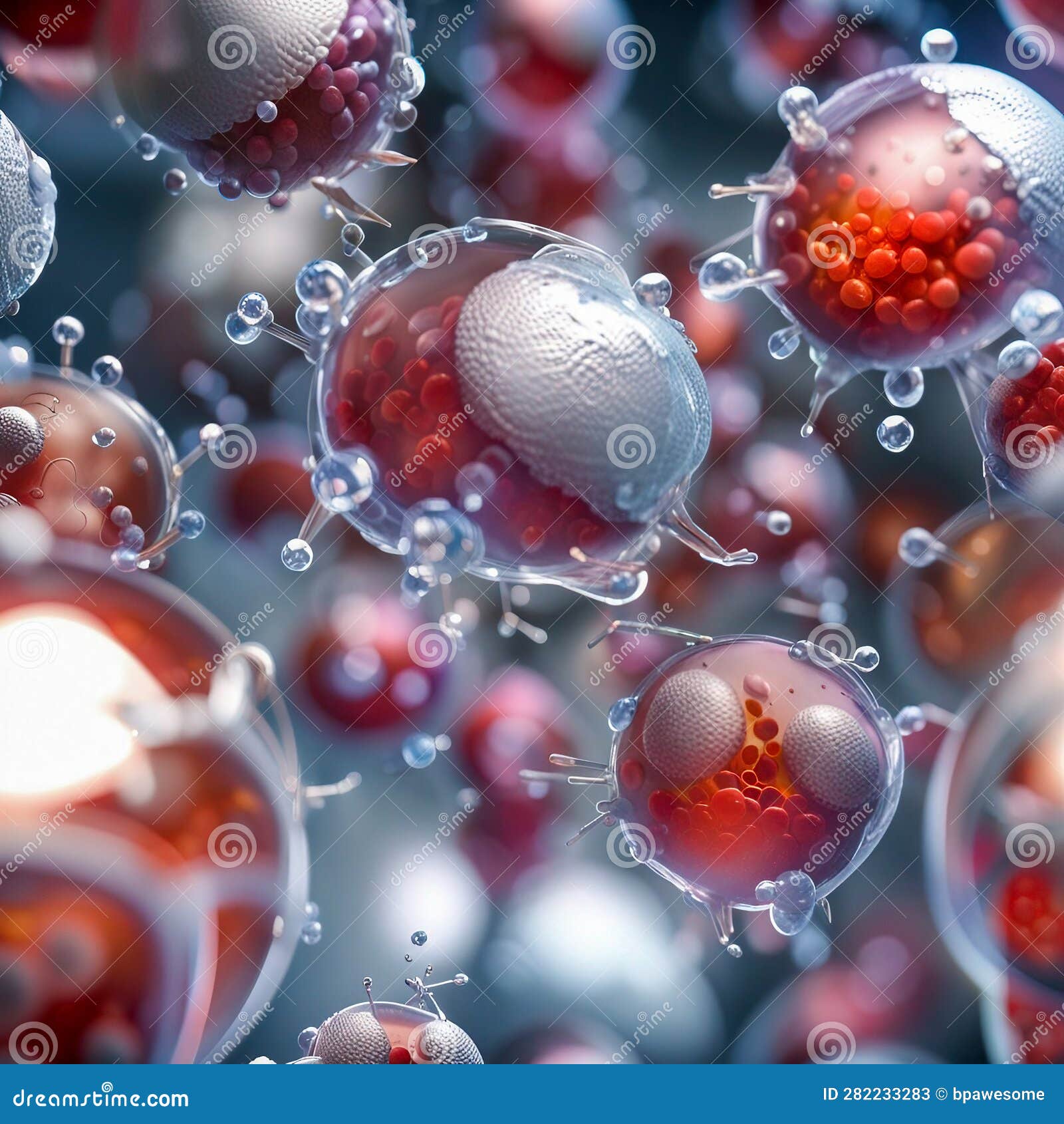 Tissue Regeneration A Side View Of A Patient Lying On A Treatment Bed ...