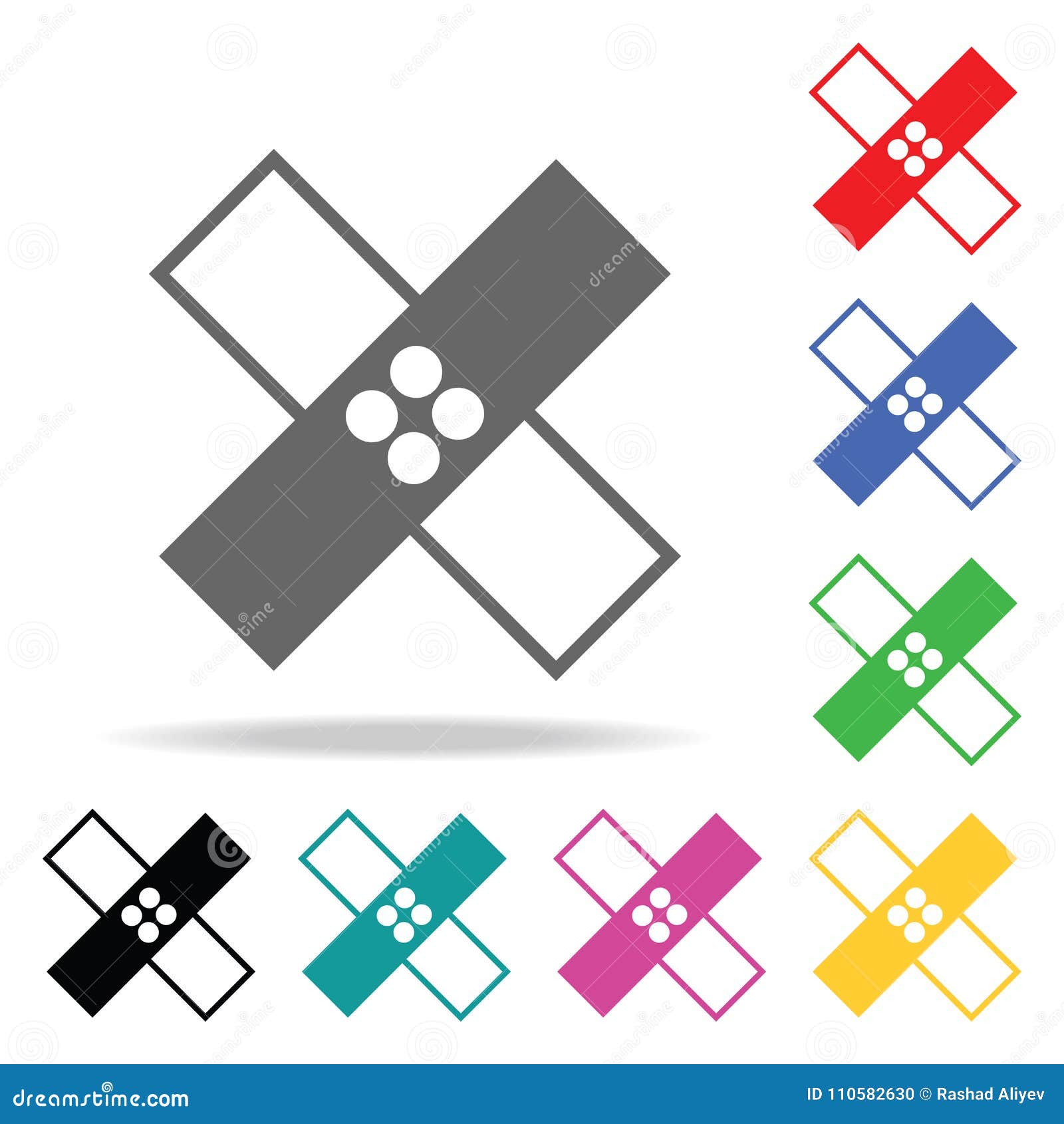 Healing Sign Icon on Whte Background. Elements in Multi Colored Icons ...