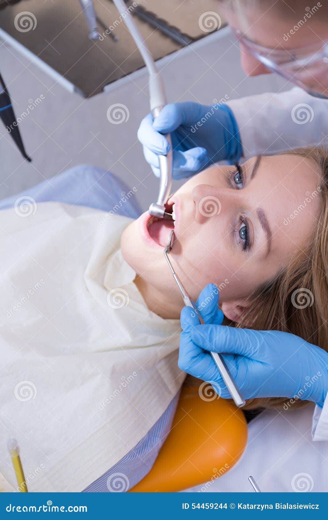 Healing the teeth stock photo. Image of drill, color - 54459244