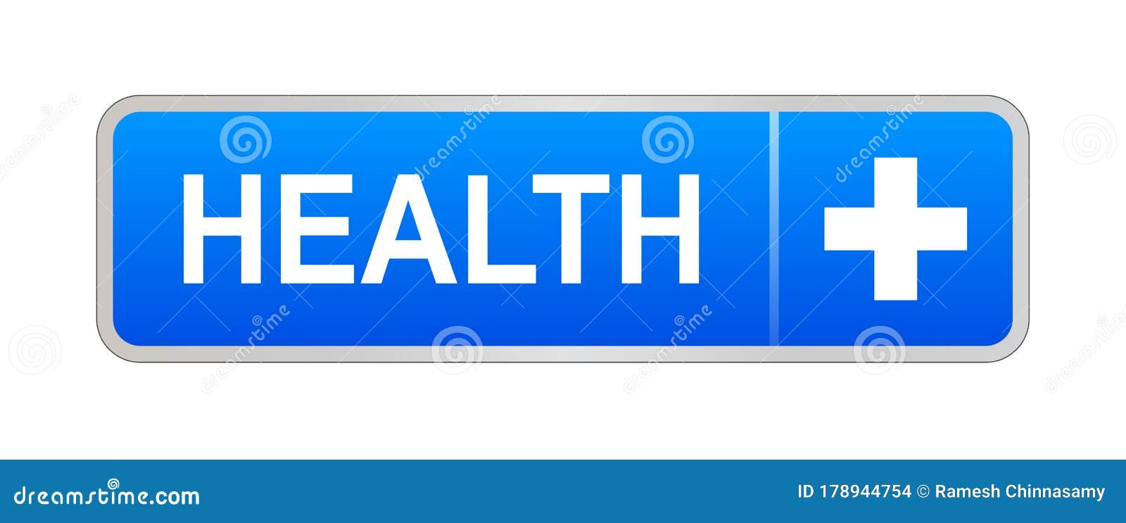 Health button stock vector. Illustration of doctor, abstract - 178944754