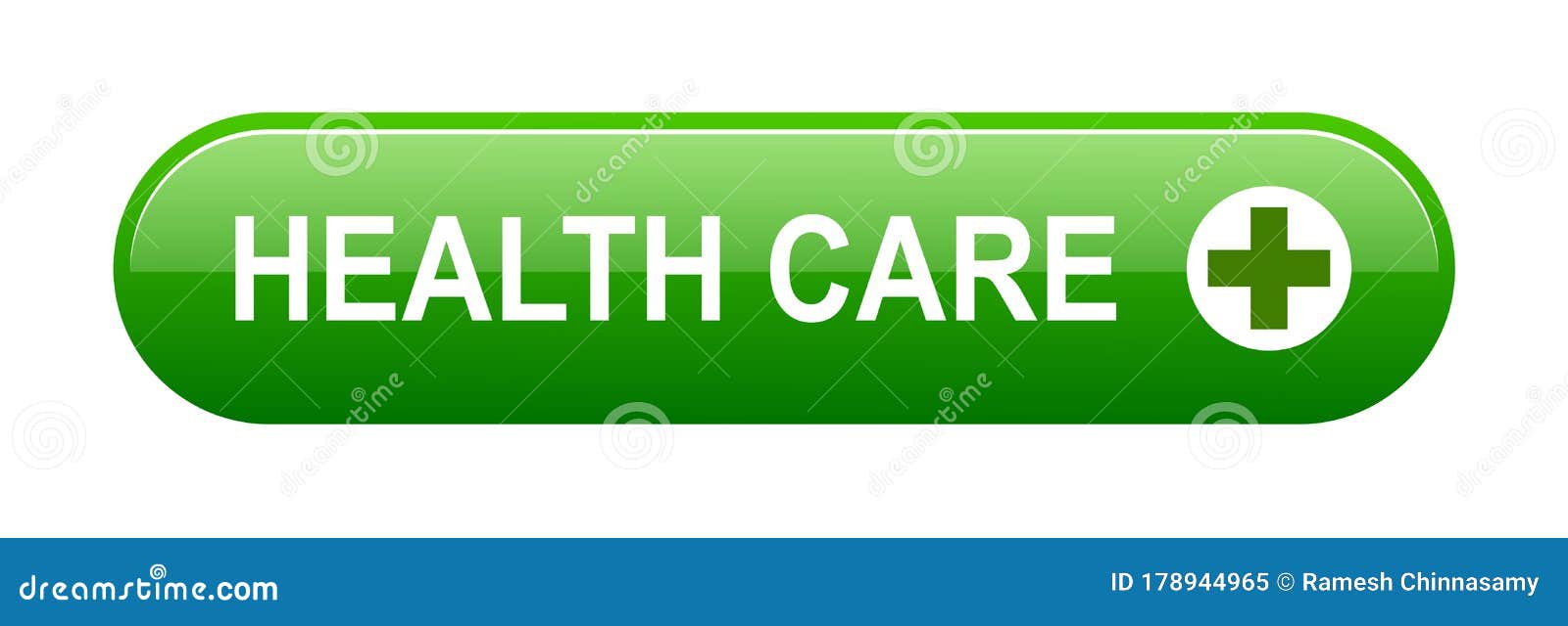 Health care button stock vector. Illustration of cross - 178944965