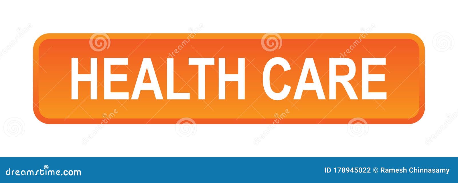Health care button stock vector. Illustration of advertisement - 178945022