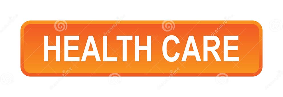 Health care button stock vector. Illustration of advertisement - 178945022
