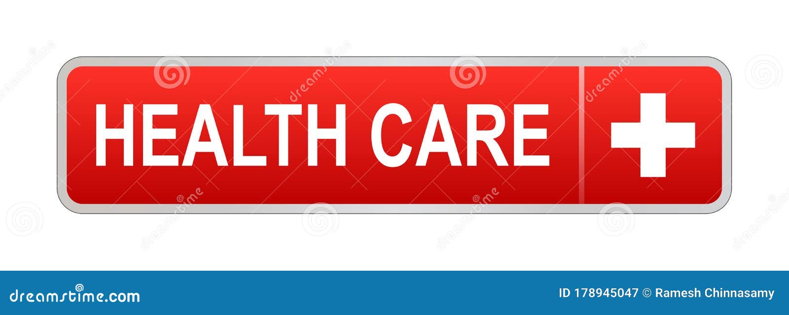 Health care button stock vector. Illustration of click - 178945047