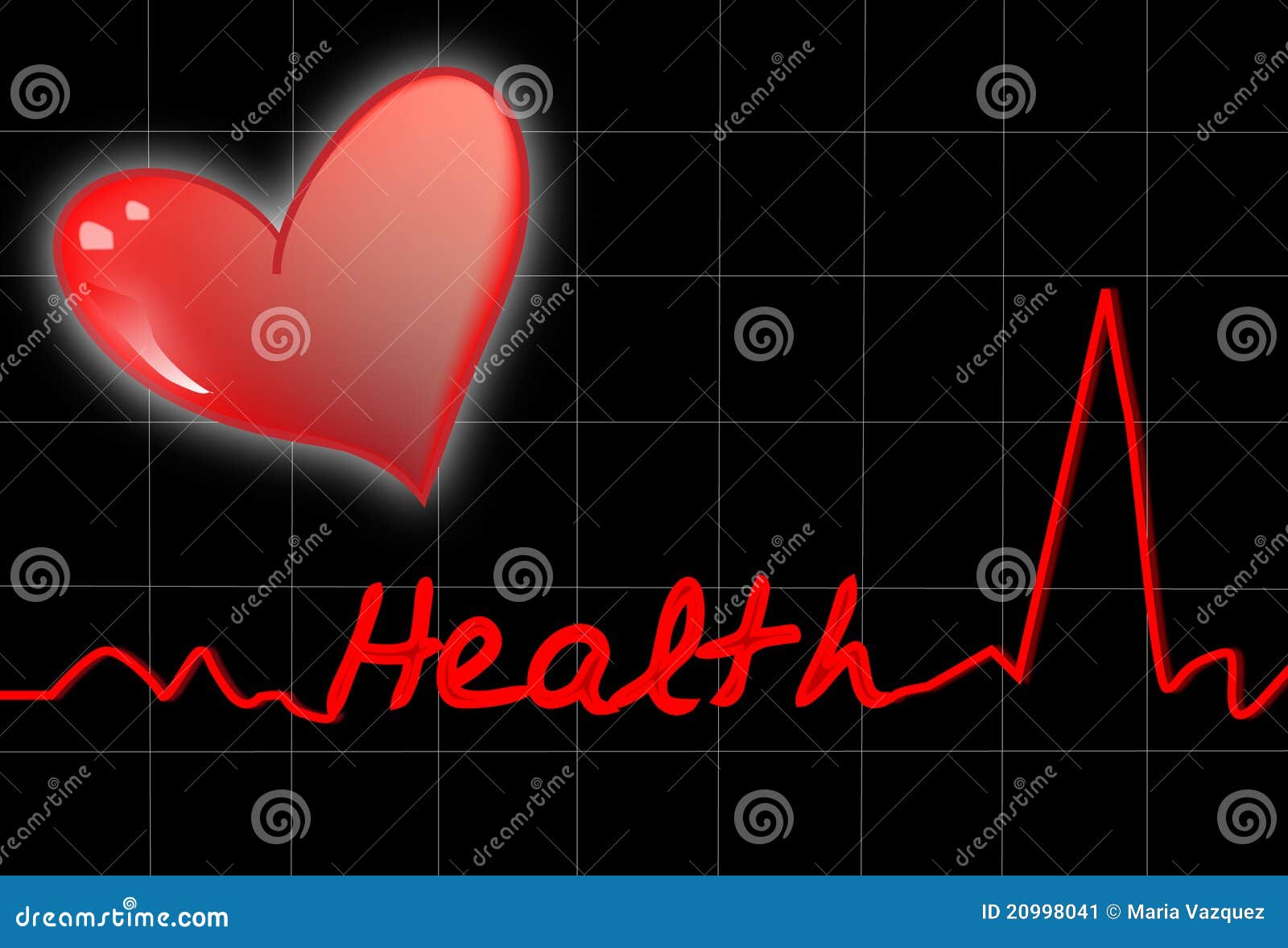 Electro Cardio Graph Royalty-Free Illustration | CartoonDealer.com ...