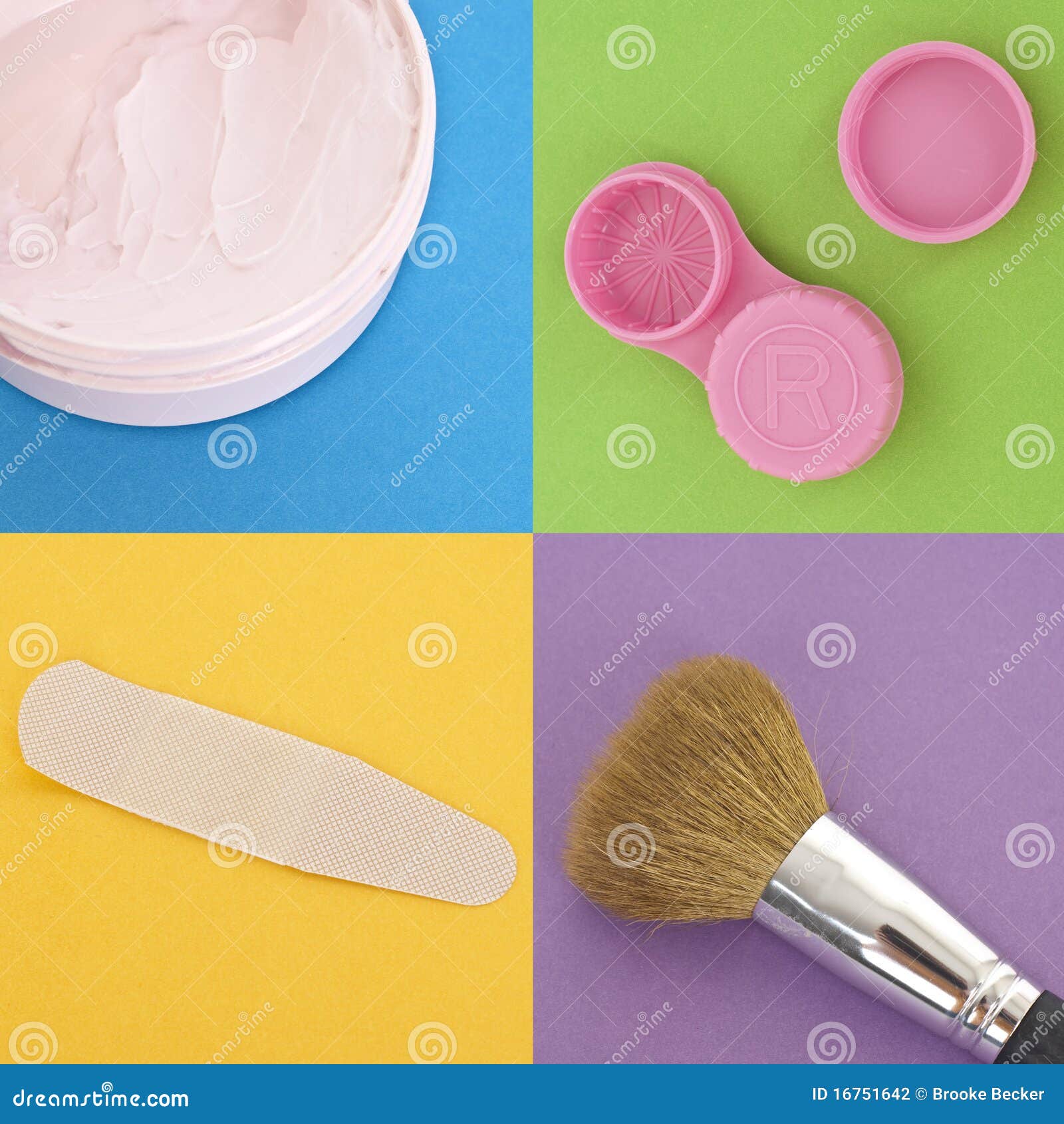 Health and Beauty Collage stock photo. Image of bright - 16751642