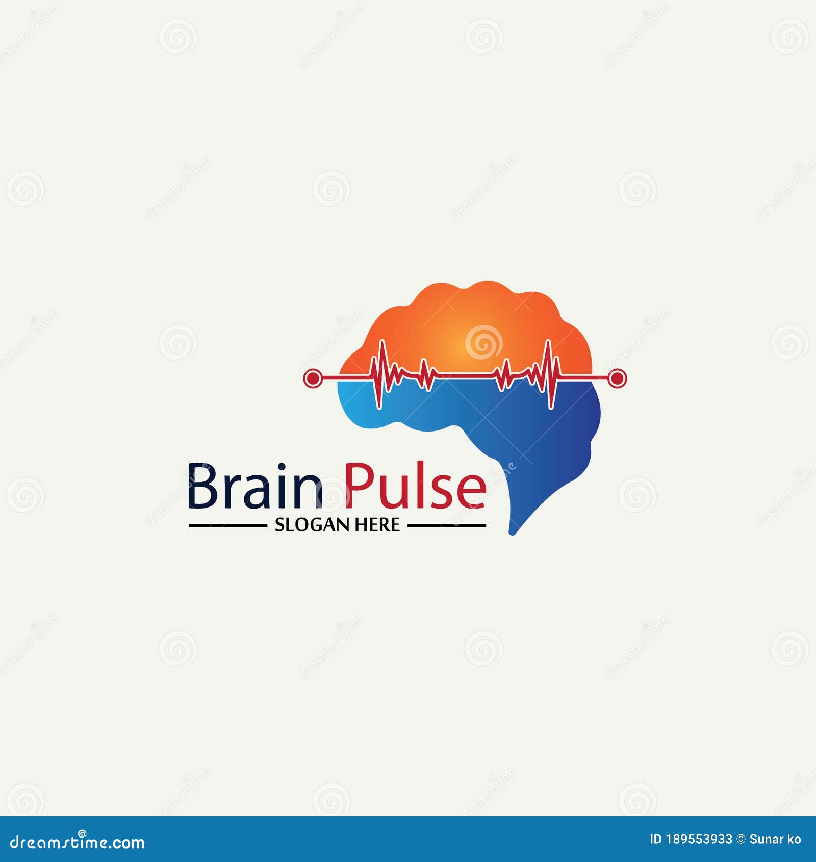 Brain Pulse Background Royalty-Free Stock Photography | CartoonDealer ...