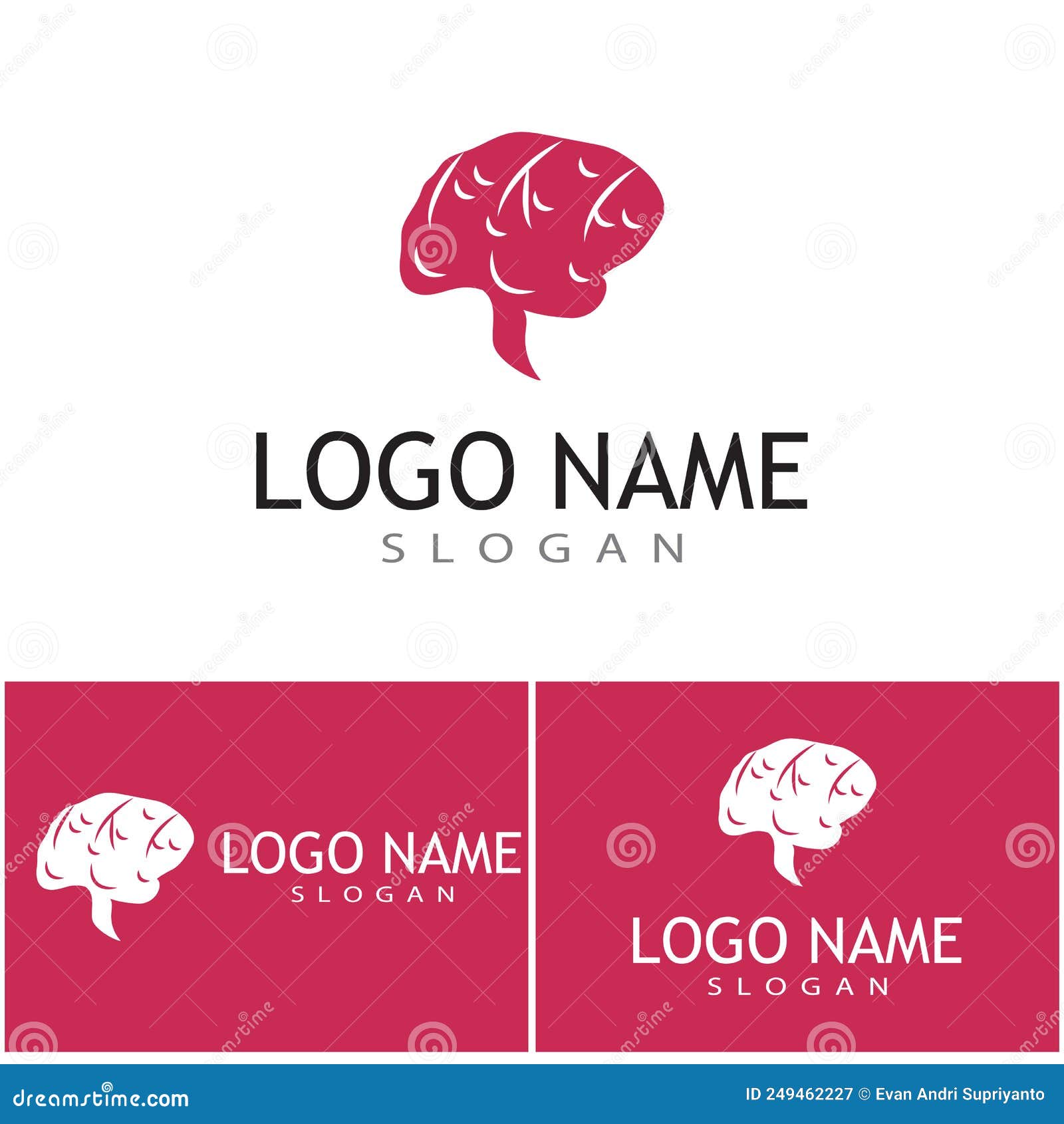 Health Brain Vector Illustration Icon Template Design Stock Vector ...