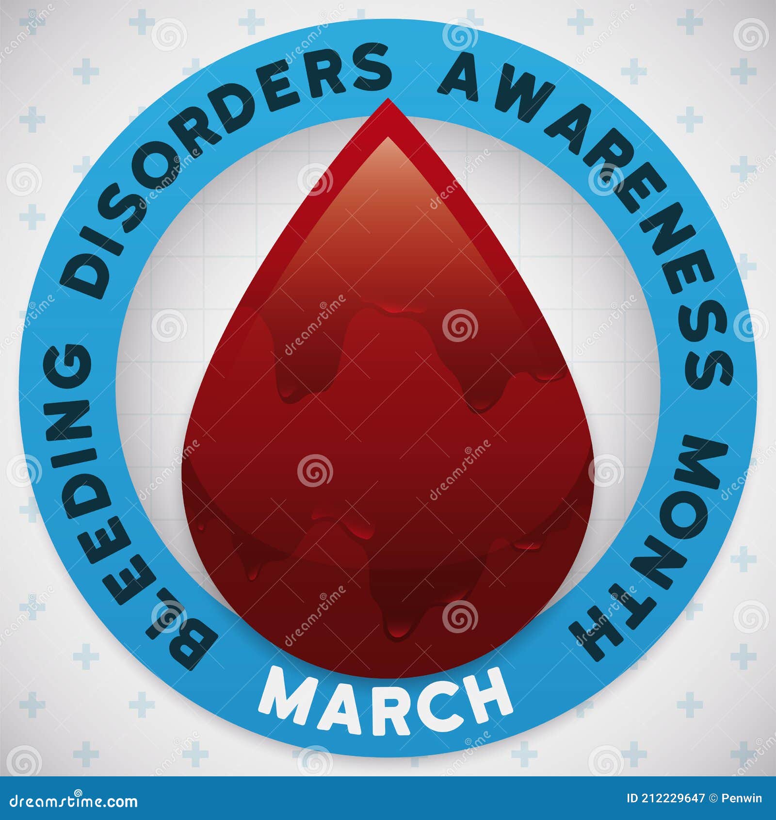 March Is Bleeding Disorders Awareness Month Concept. Female Children ...