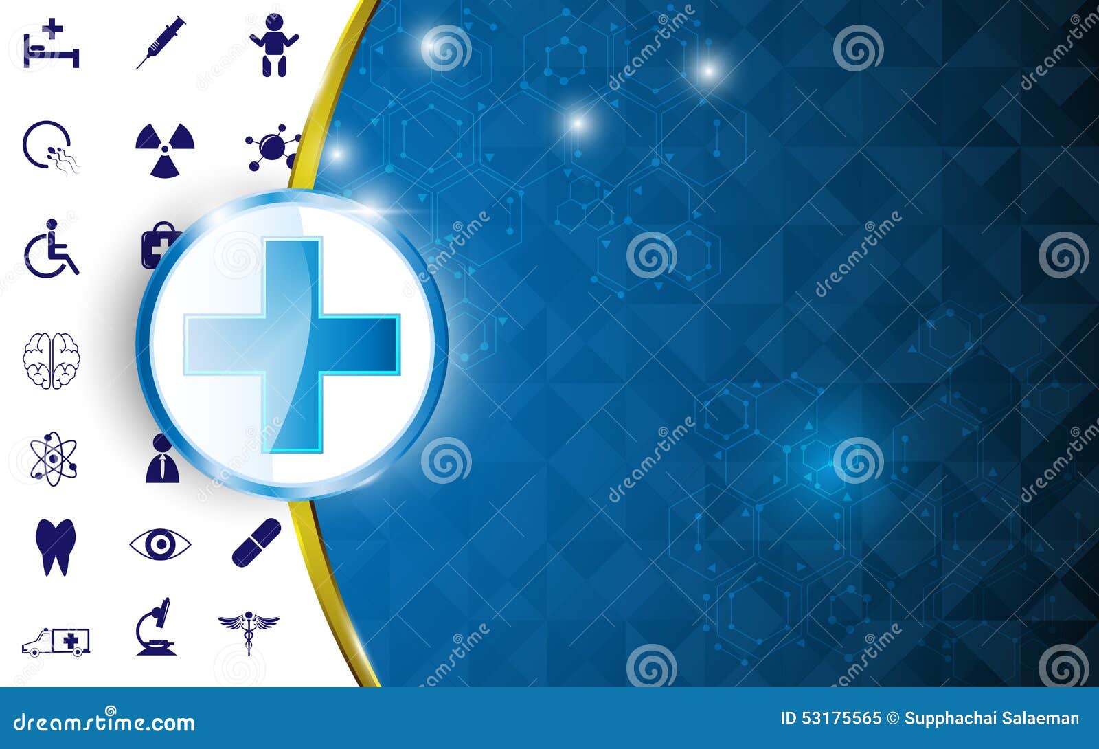 Health Care Concept Abstract Design Background Stock Vector ...