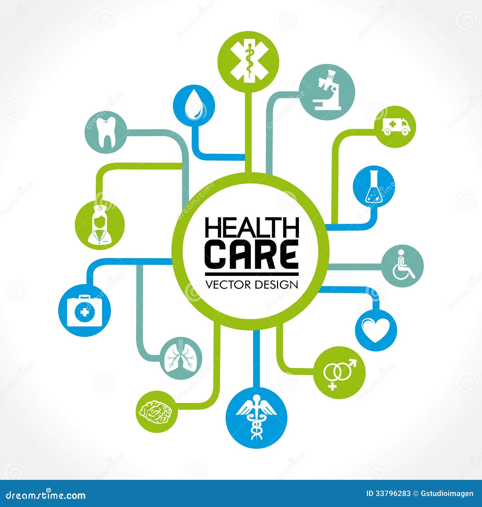 Health care stock vector. Illustration of healthy, drugs - 33796283