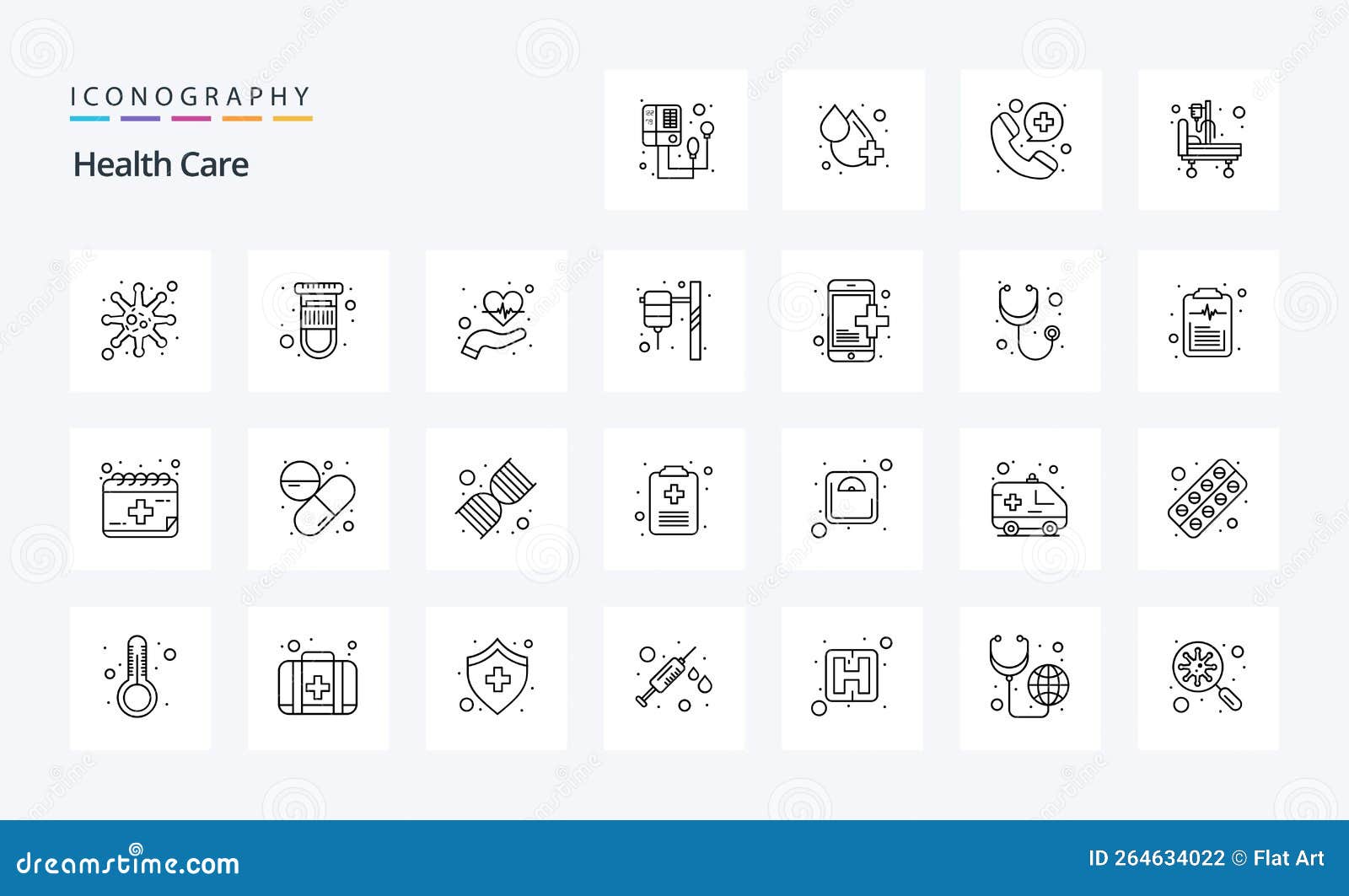 25 Health Care Line Icon Pack Stock Vector - Illustration of document ... 25 Health Care Line Icon Pack Stock Vector - Illustration of document ...
