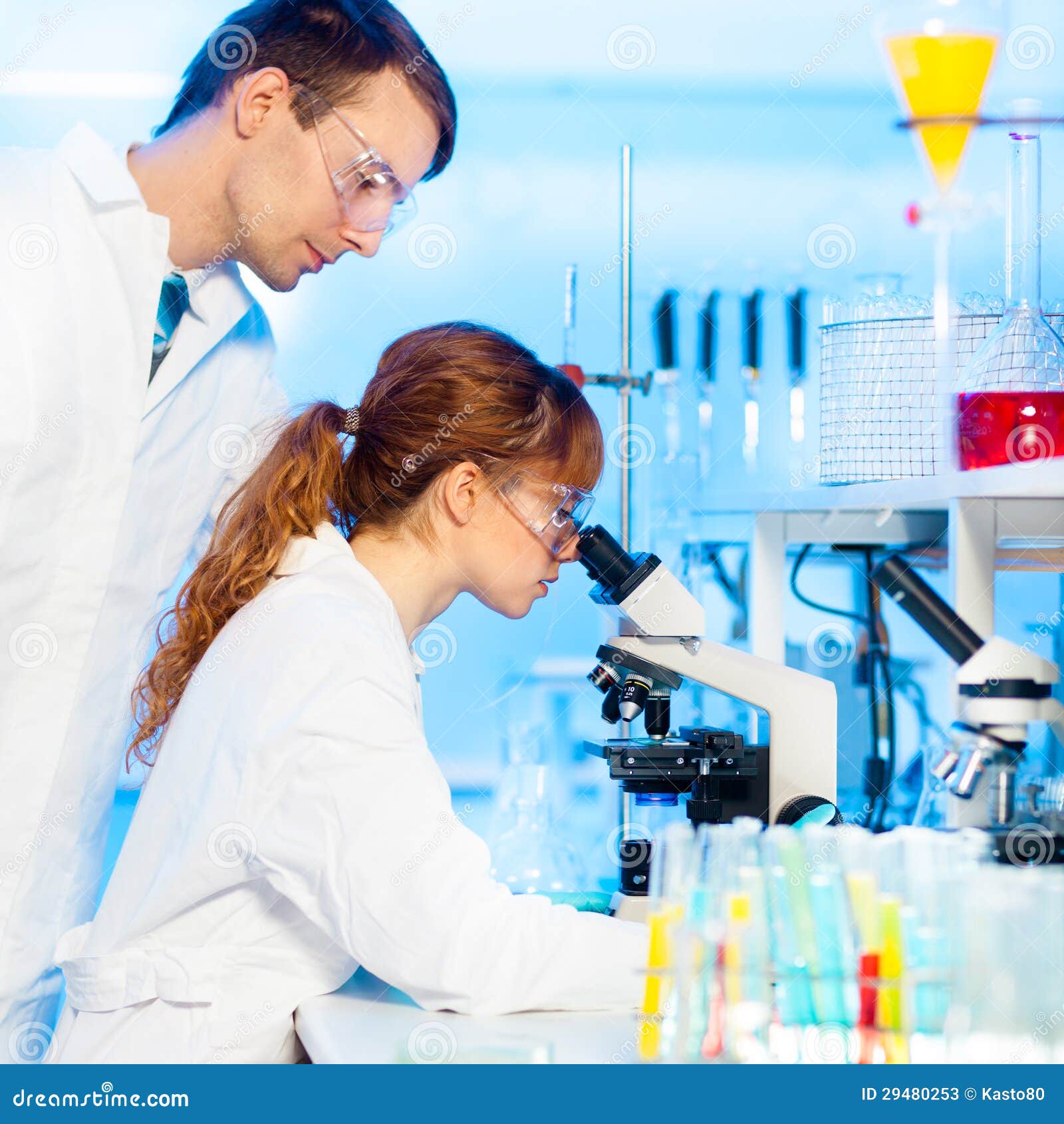 Health Care Professionals in Lab. Stock Image - Image of laboratory ...