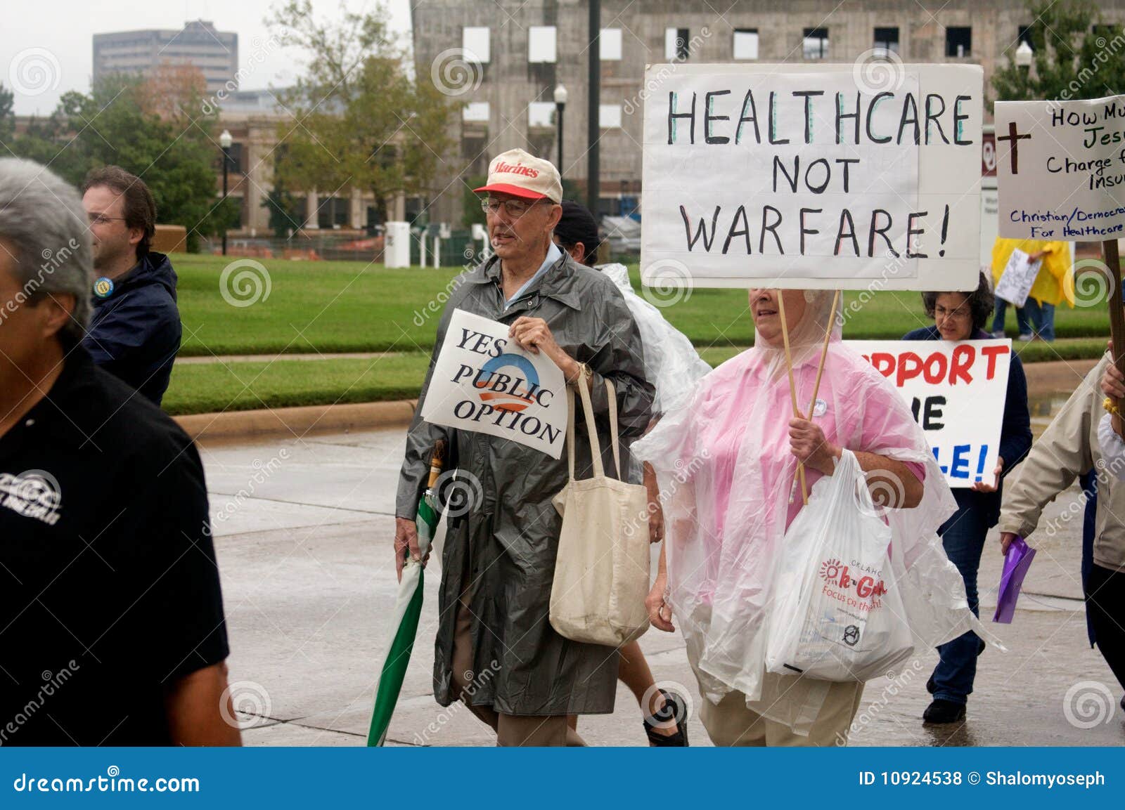 Health Care Protesters editorial stock photo. Image of peaceful - 10924538