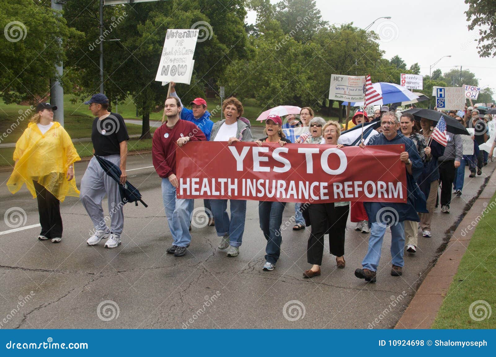 Health Care Protesters editorial stock photo. Image of activism - 10924698