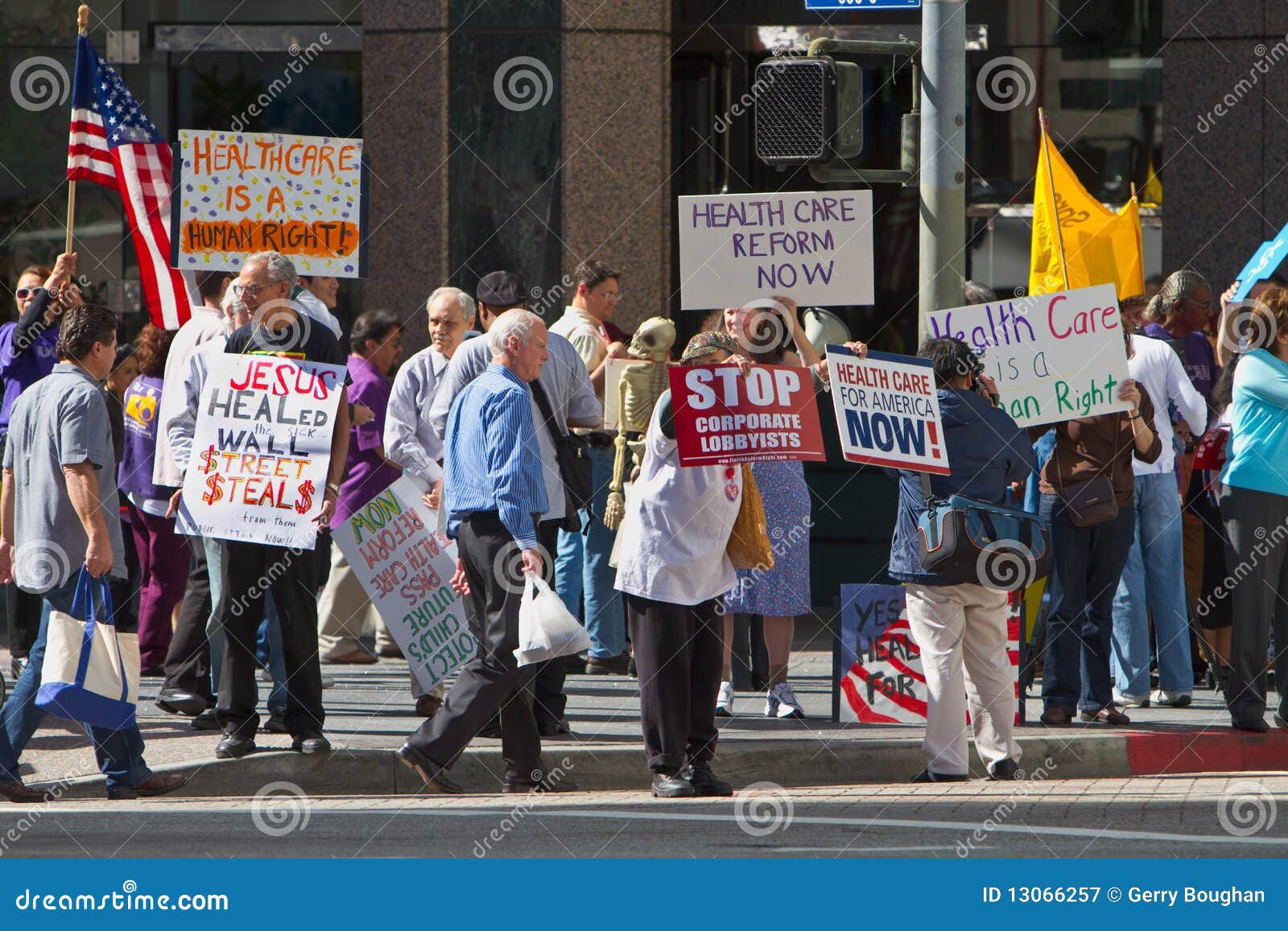 Health Care Rally editorial photography. Image of angeles - 13066257