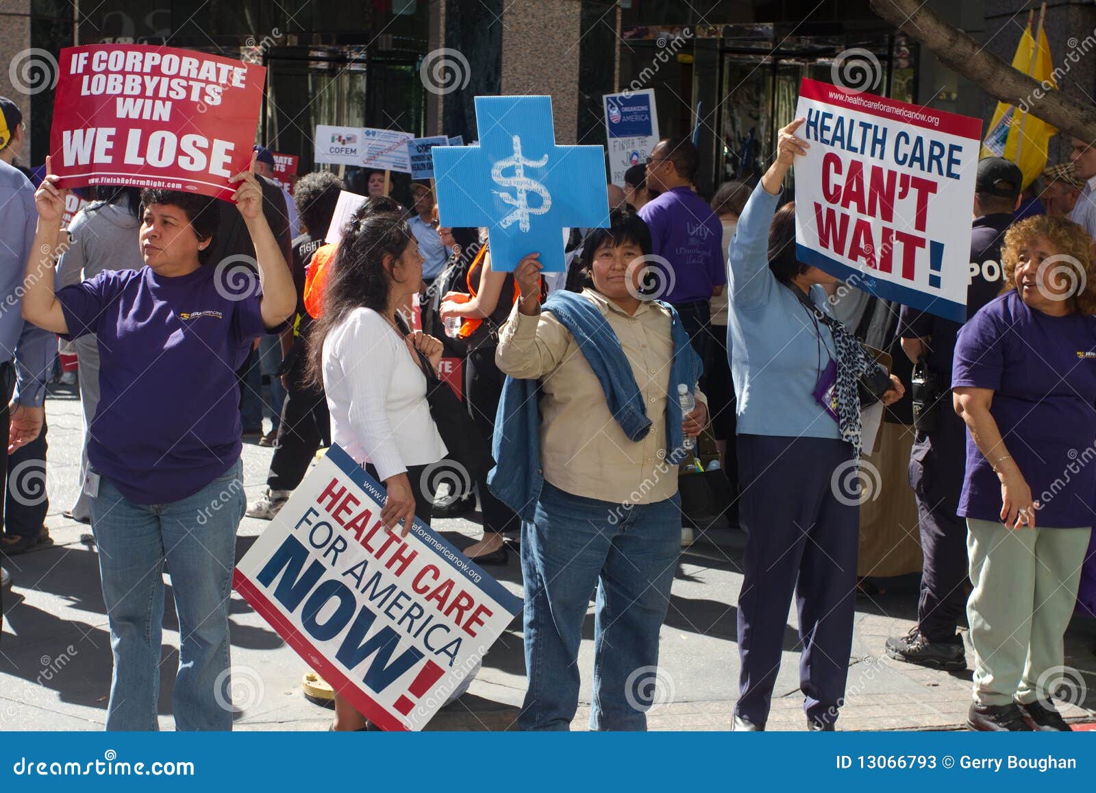 Health Care Rally editorial stock photo. Image of blue - 13066793
