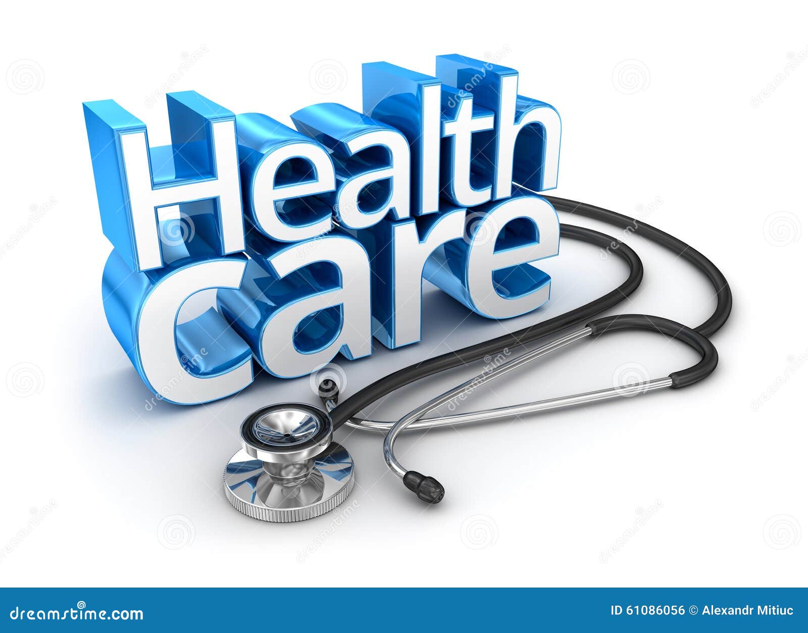 Health Care Text, 3d Concept Stock Illustration - Illustration of ...