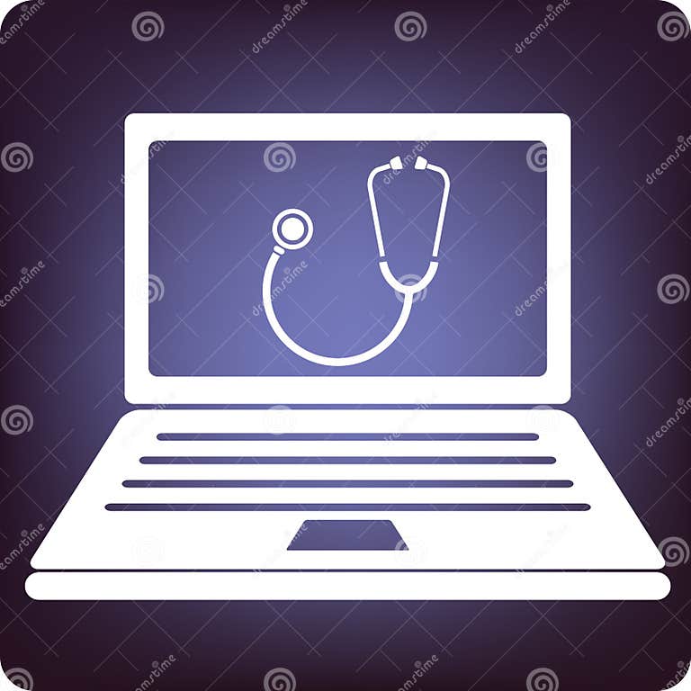 Health and computer stock vector. Illustration of transmit - 4052002