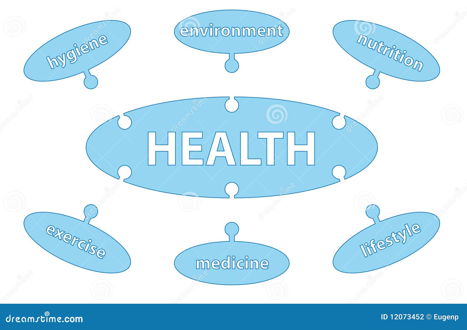 Health concept stock illustration. Illustration of health - 12073452