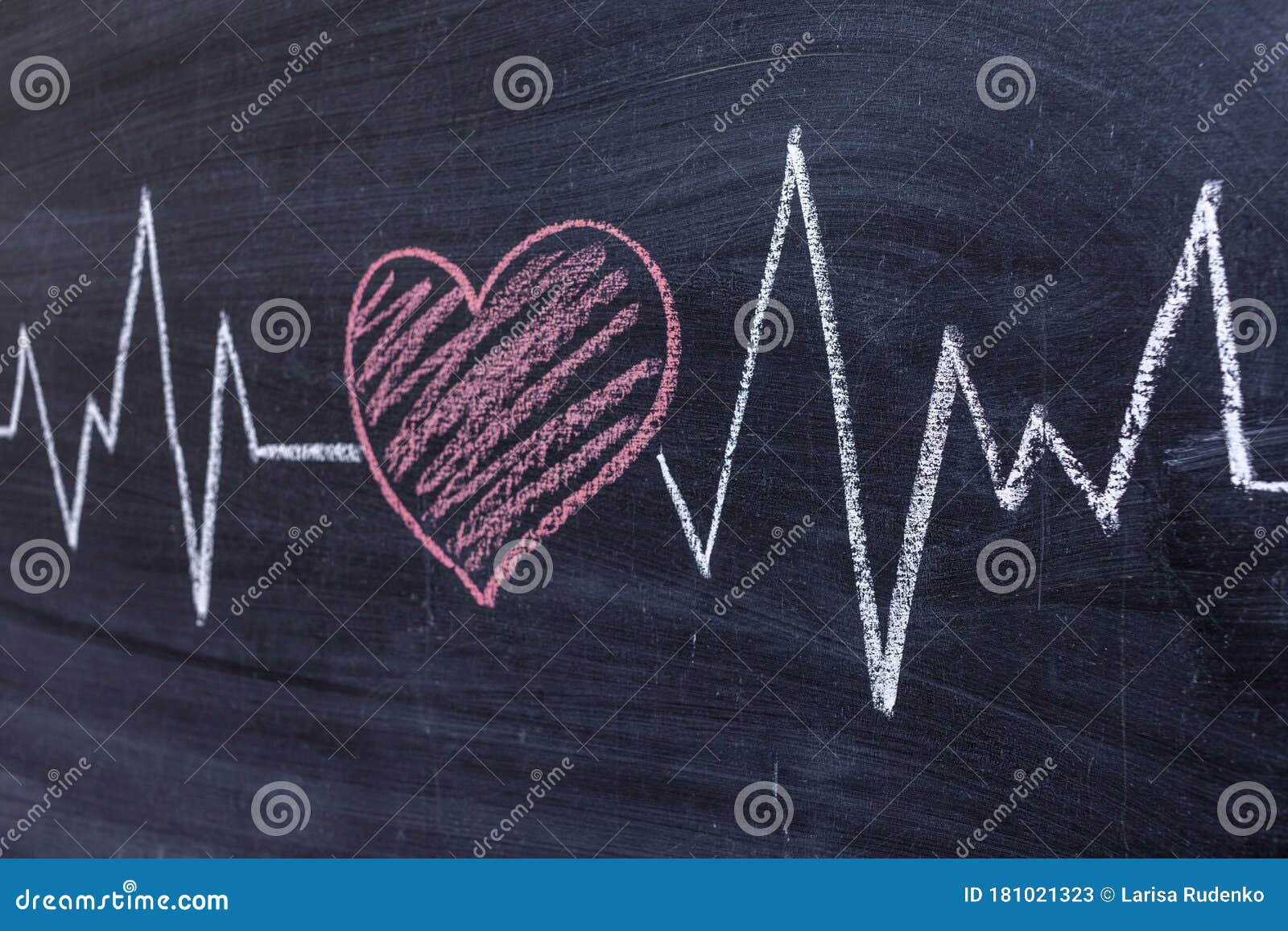 Health Concept Drawing on a Chalk Board Stock Image - Image of design ...