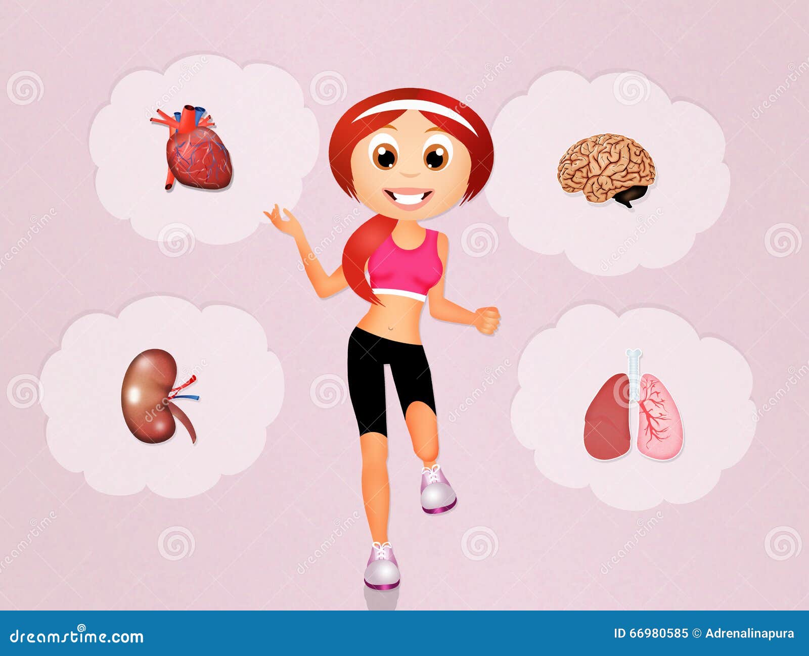 Health conscious concept stock illustration. Illustration of diet ...