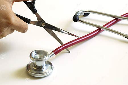 Health Cuts Concept stock photo. Image of care, objects - 12030266