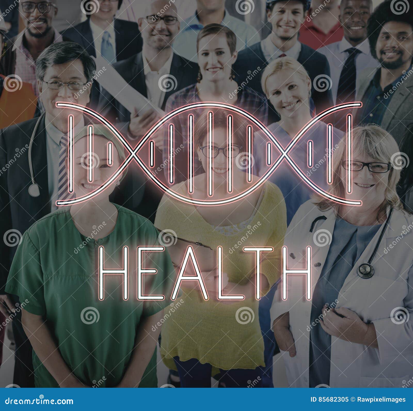 Health DNA Structure Symbol Concept Stock Image - Image of casual ...