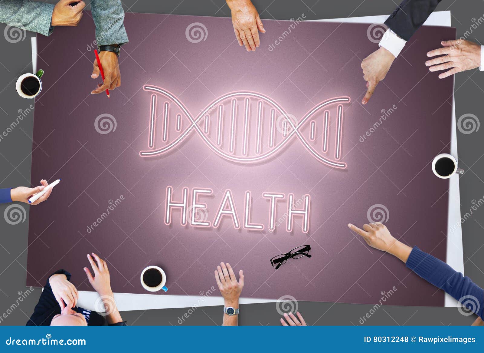 Health DNA Structure Symbol Concept Stock Illustration - Illustration ...