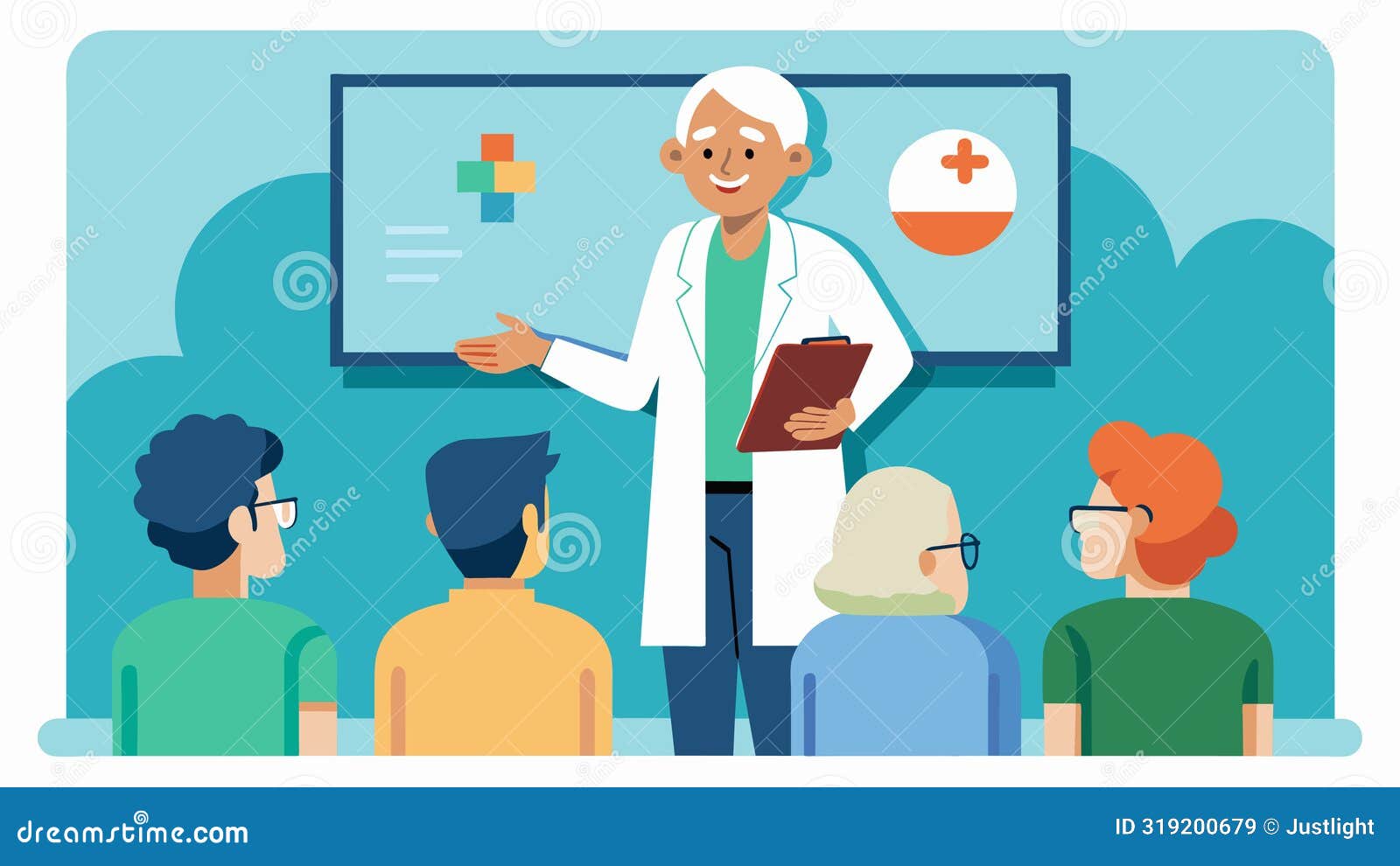 A Health Educator Giving A Presentation On The Importance Of Regular ... A Health Educator Giving A Presentation On The Importance Of Regular ...