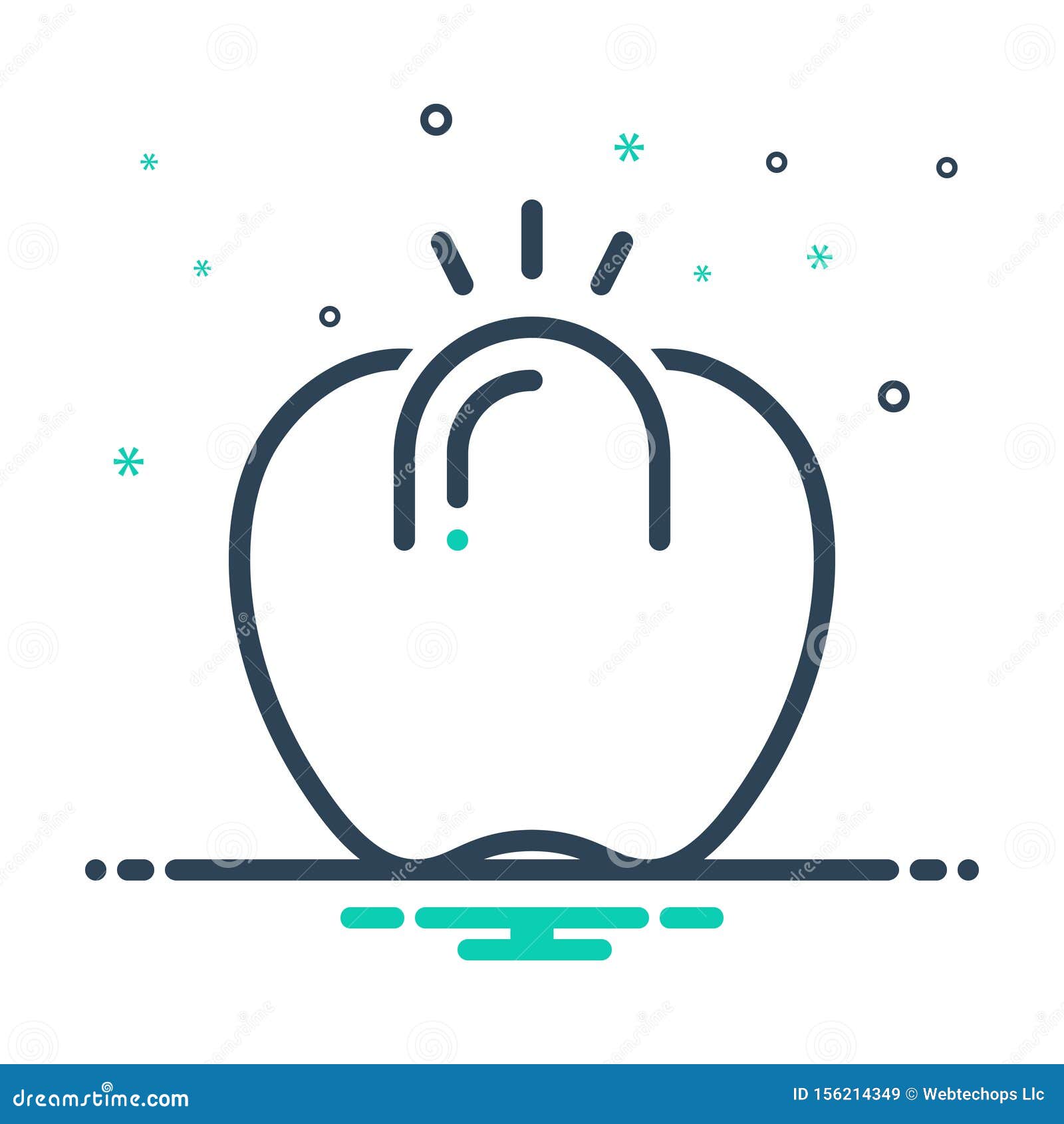 Black Mix Icon for Health, Conscious and Aware Stock Vector ...