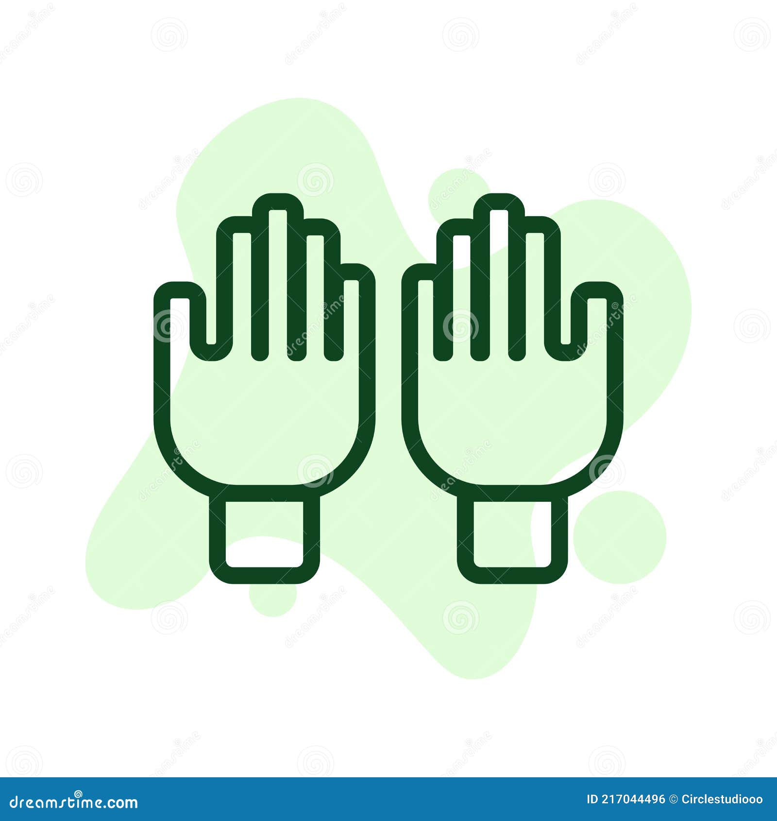 Simple Line Prayer Hands Icon. Praying Hand Line Style Sign Islam ...