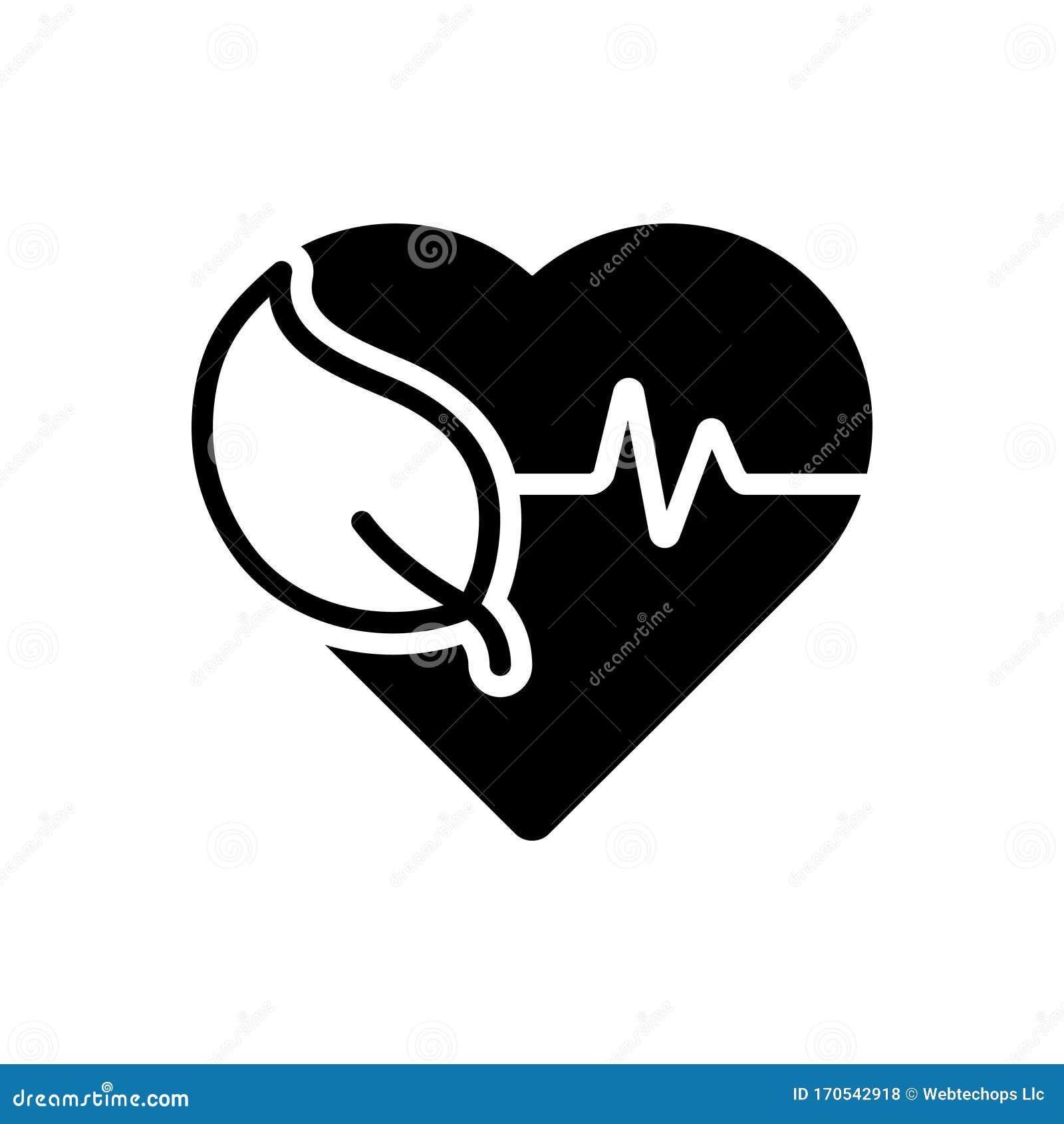 Black Solid Icon for Health, Well Being and Healthcare Stock Vector ...