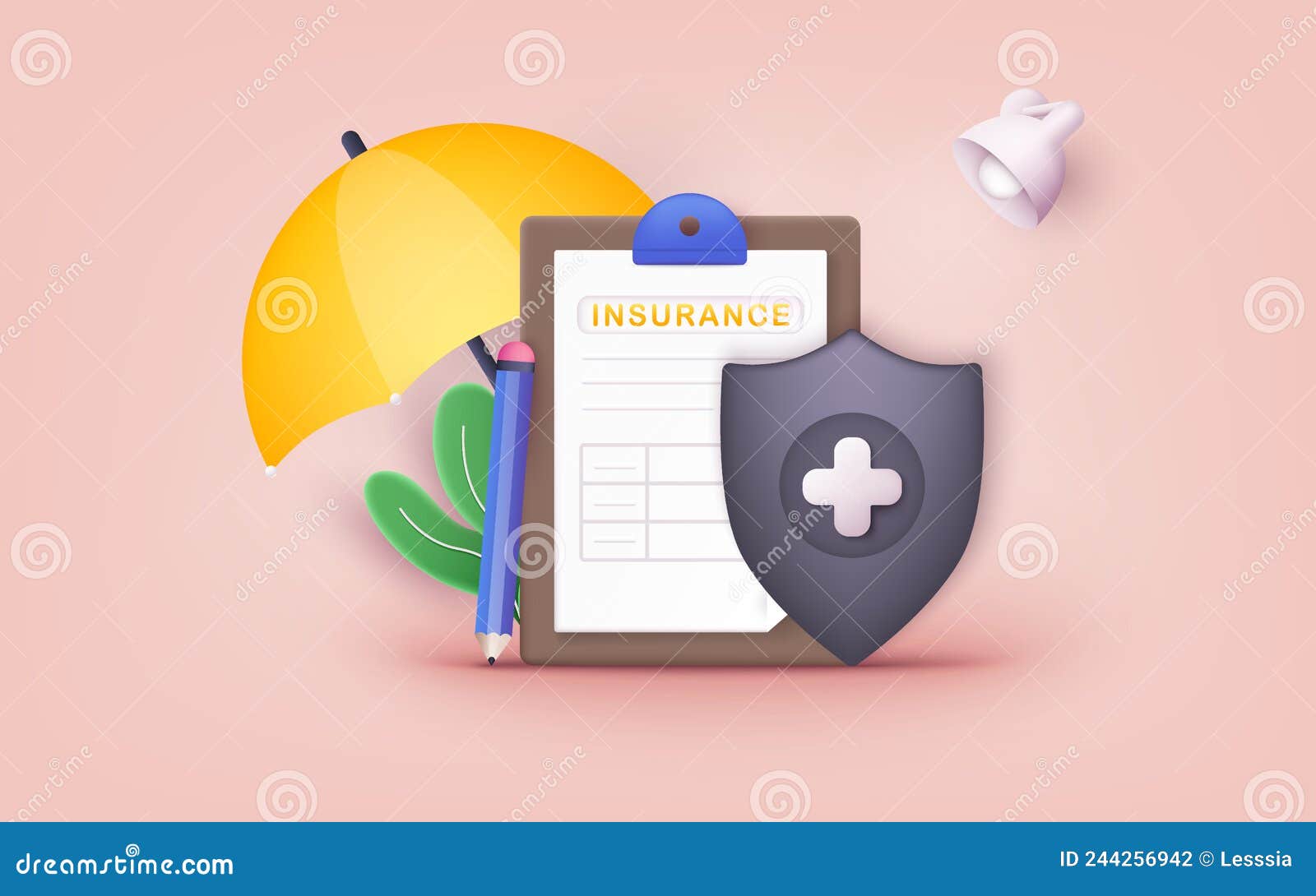 Health Insurance Contract. Health Insurance Concept Stock Vector ...
