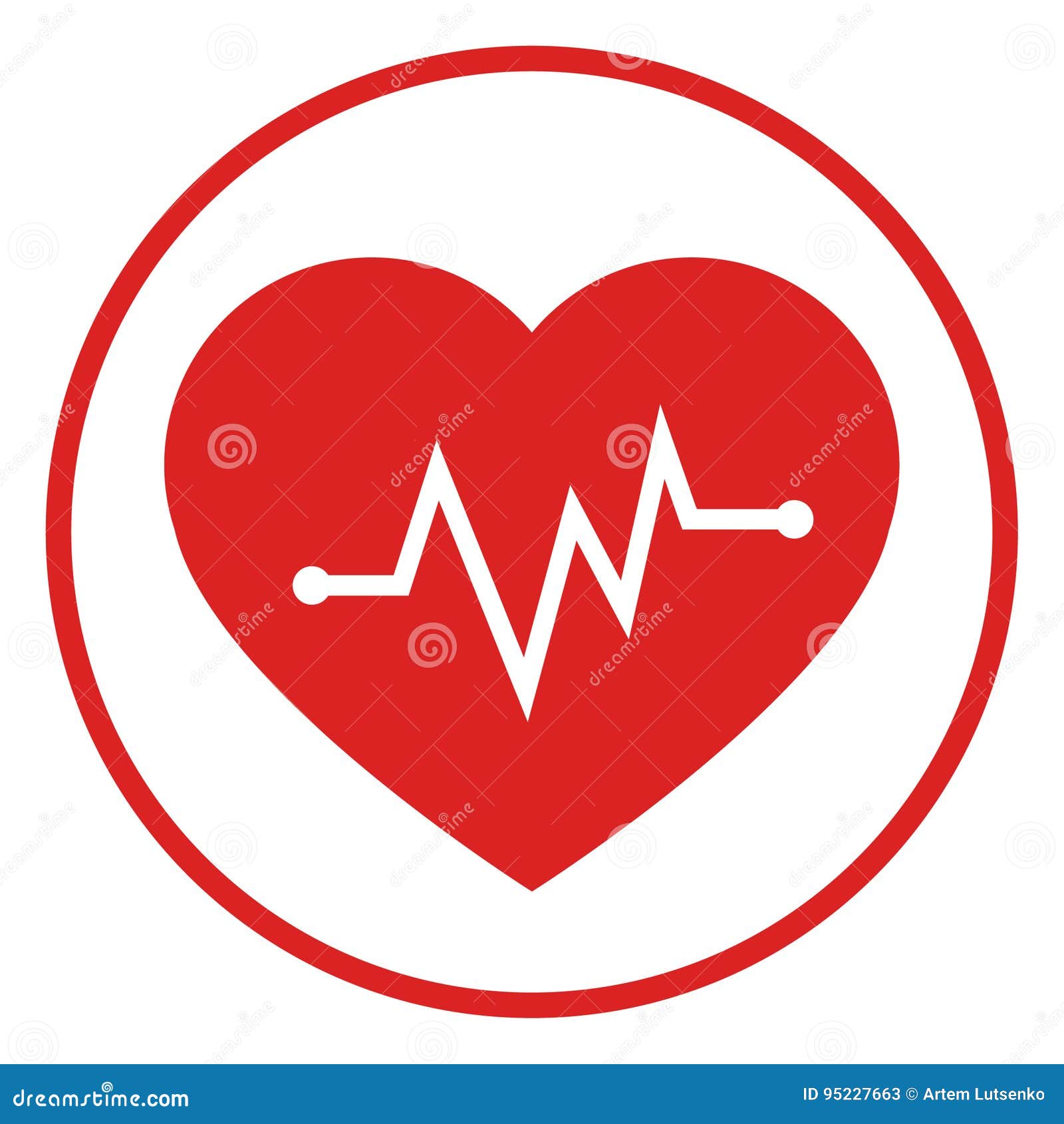 Health Insurance Heart Logo, EPS10, Vector Illustration Stock Vector ...