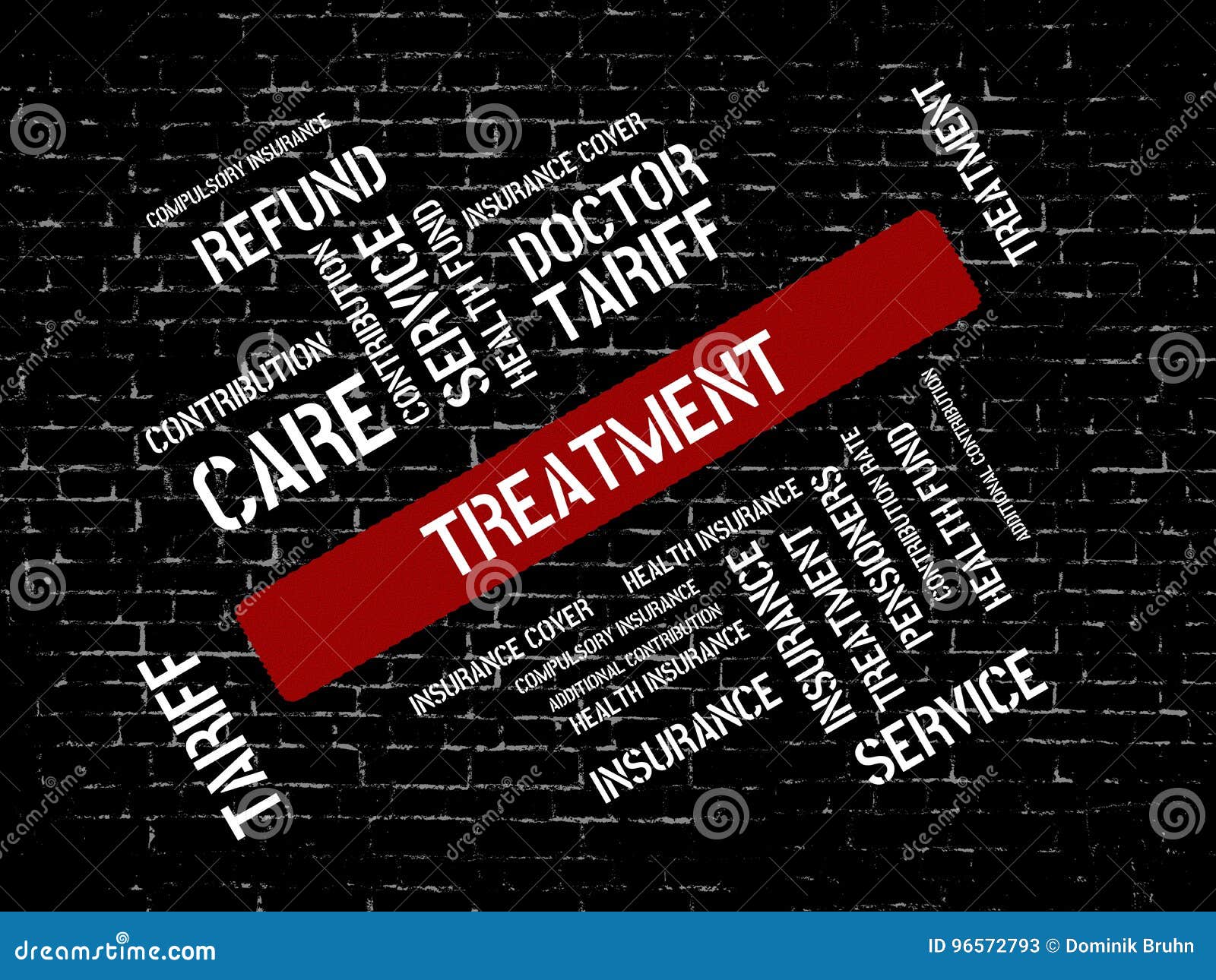 HEALTH INSURANCE - Image with Words Associated with the Topic HEALTH ...