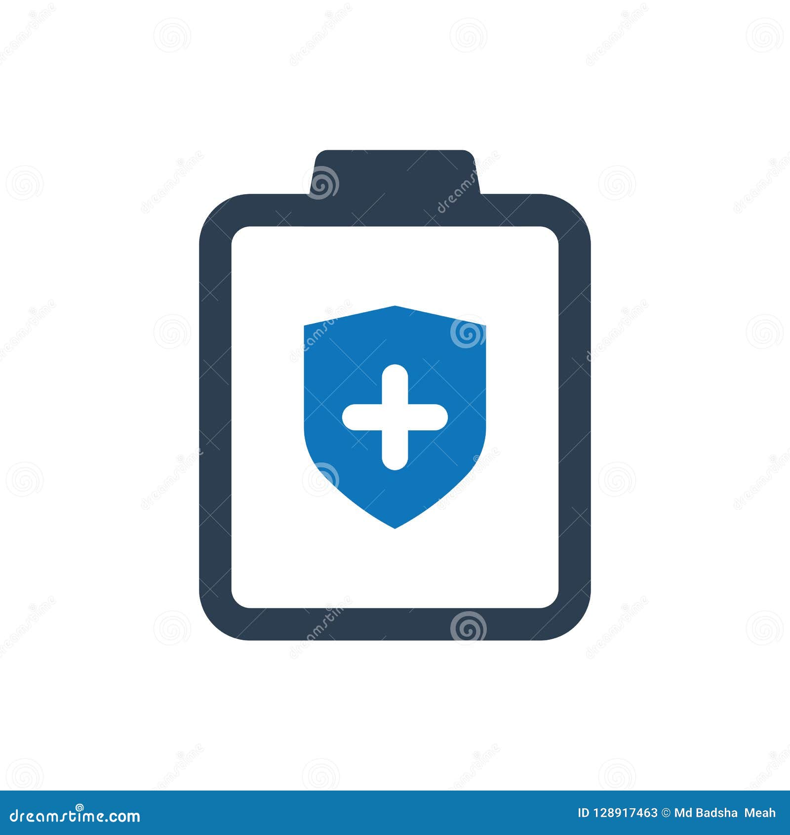 Health Insurance Policy Icon Stock Vector - Illustration of symbol ...