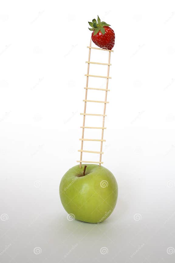 Health Ladder stock photo. Image of fresh, fruits, apple - 4645736