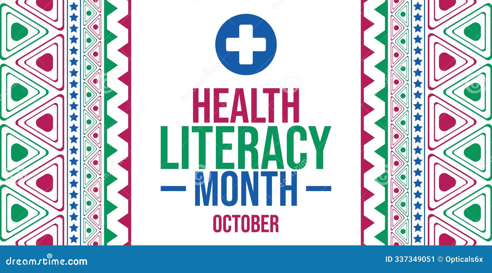 Health Literacy Month Banner for October, Promoting Awareness and ...