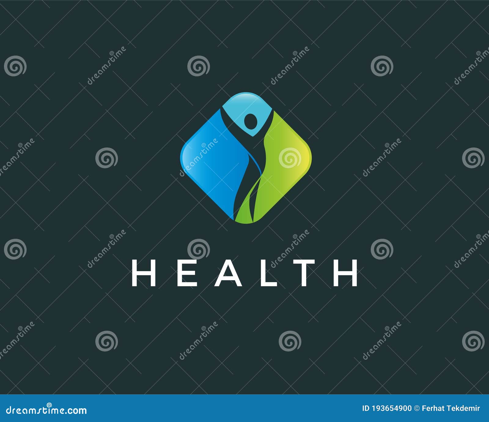 Minimal Health Logo Template - Vector Illustration Stock Vector ...