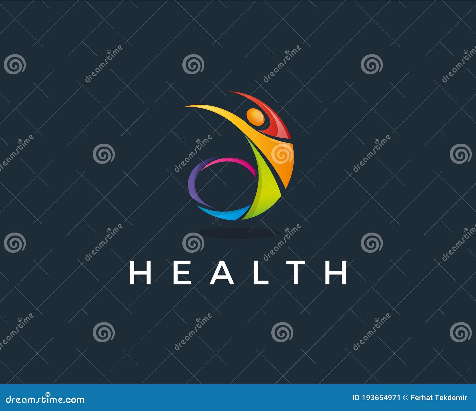 Minimal Health Logo Template - Vector Illustration Stock Vector ...