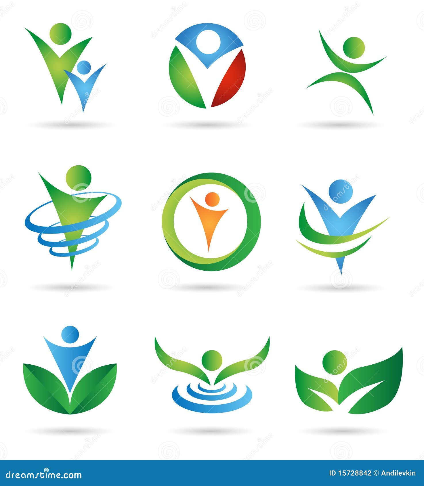 Health Logos Vector Illustration | CartoonDealer.com #15728842