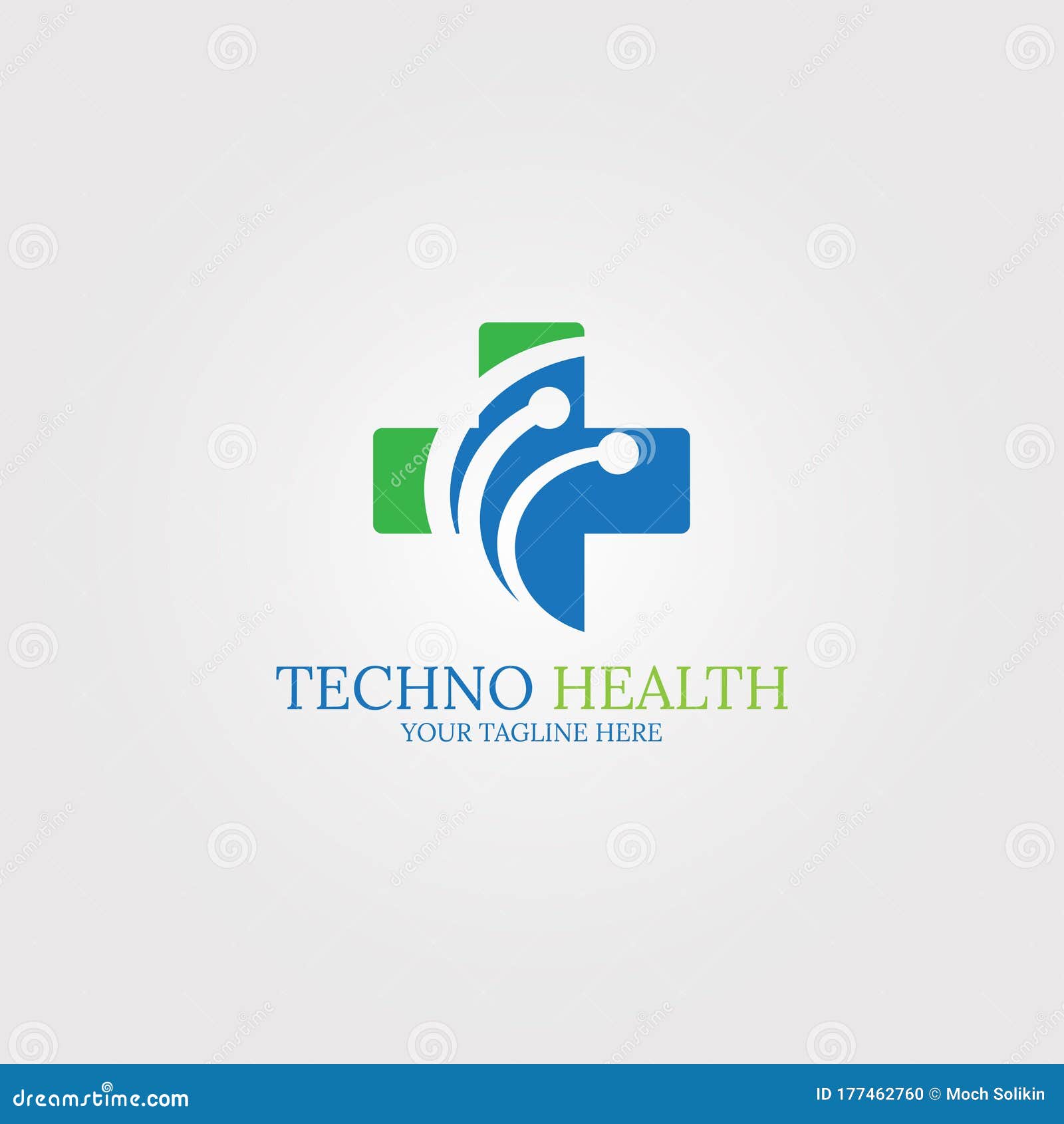 Health Logos, Symbols of Future Medical Technology, Vector Illustration ...