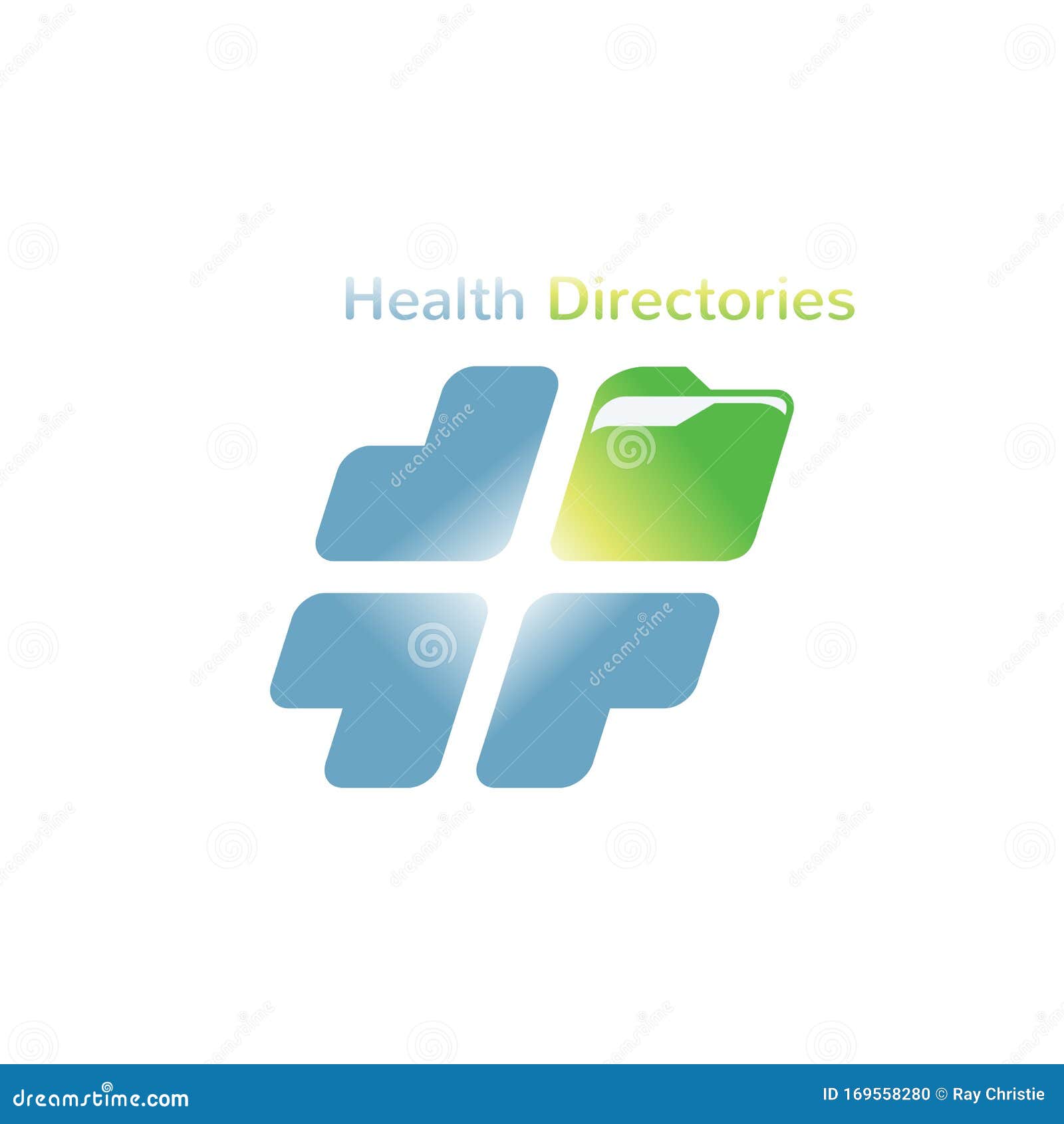 Health or Medical Filing Logo or Icon Stock Vector - Illustration of ...