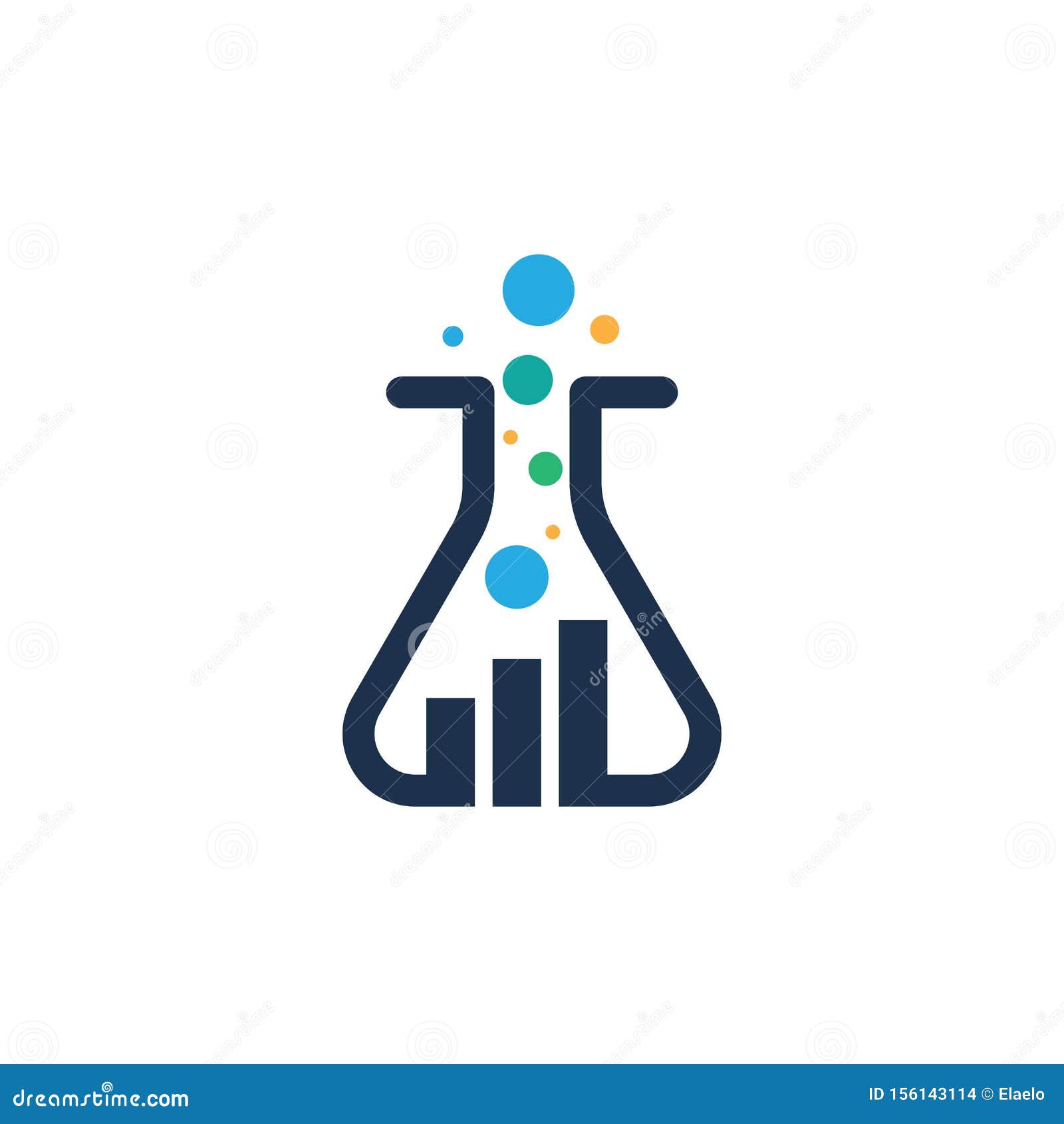 Health Medical Lab Icon Template Stock Vector - Illustration of ...