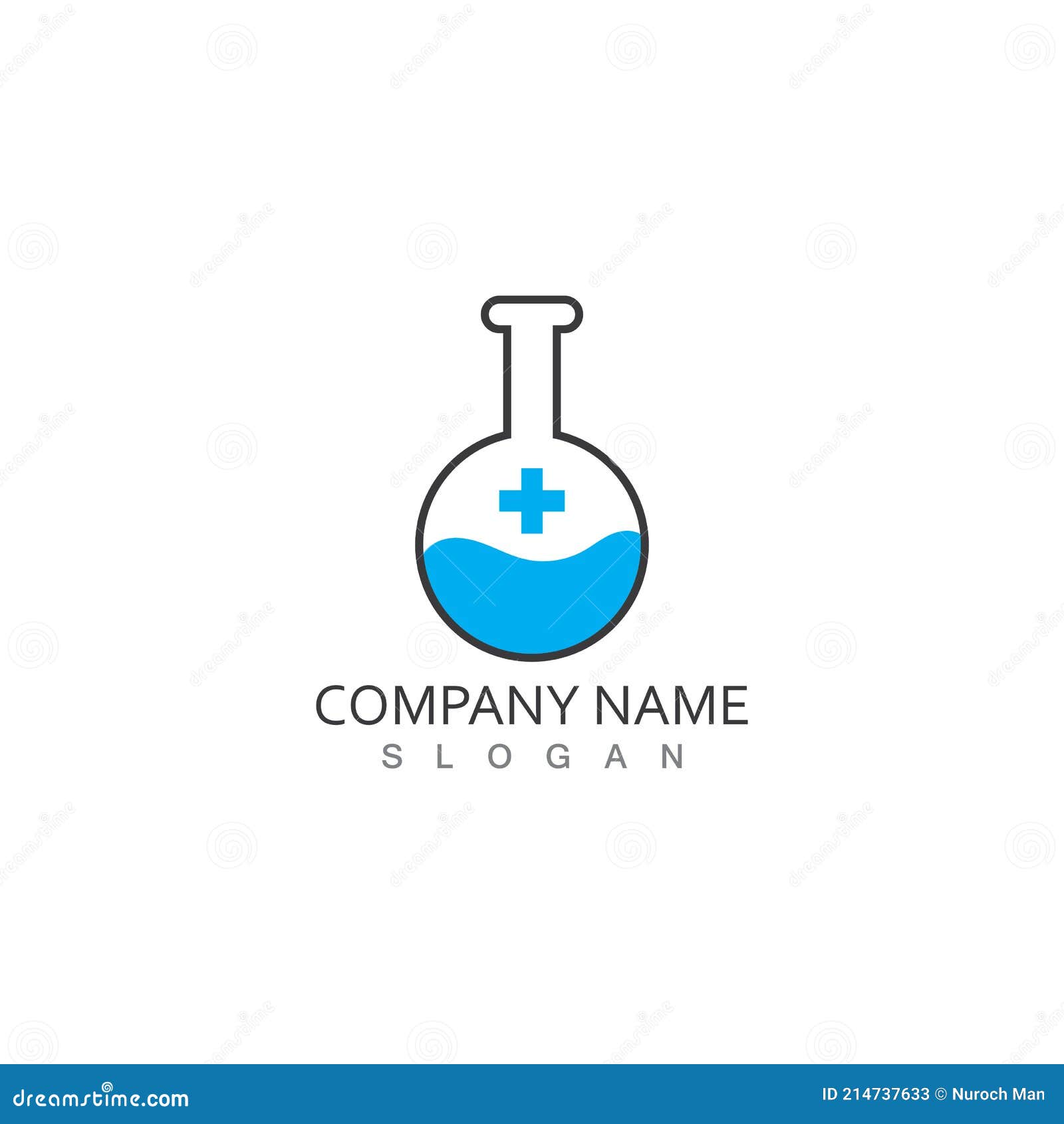 Health Medical Lab Logo Template Vector Illustration. Stock Vector ...